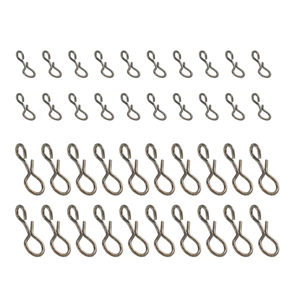 Uxcell 0.2"/ 0.43" Stainless Steel Fly Fishing Snaps Quick Change No ...