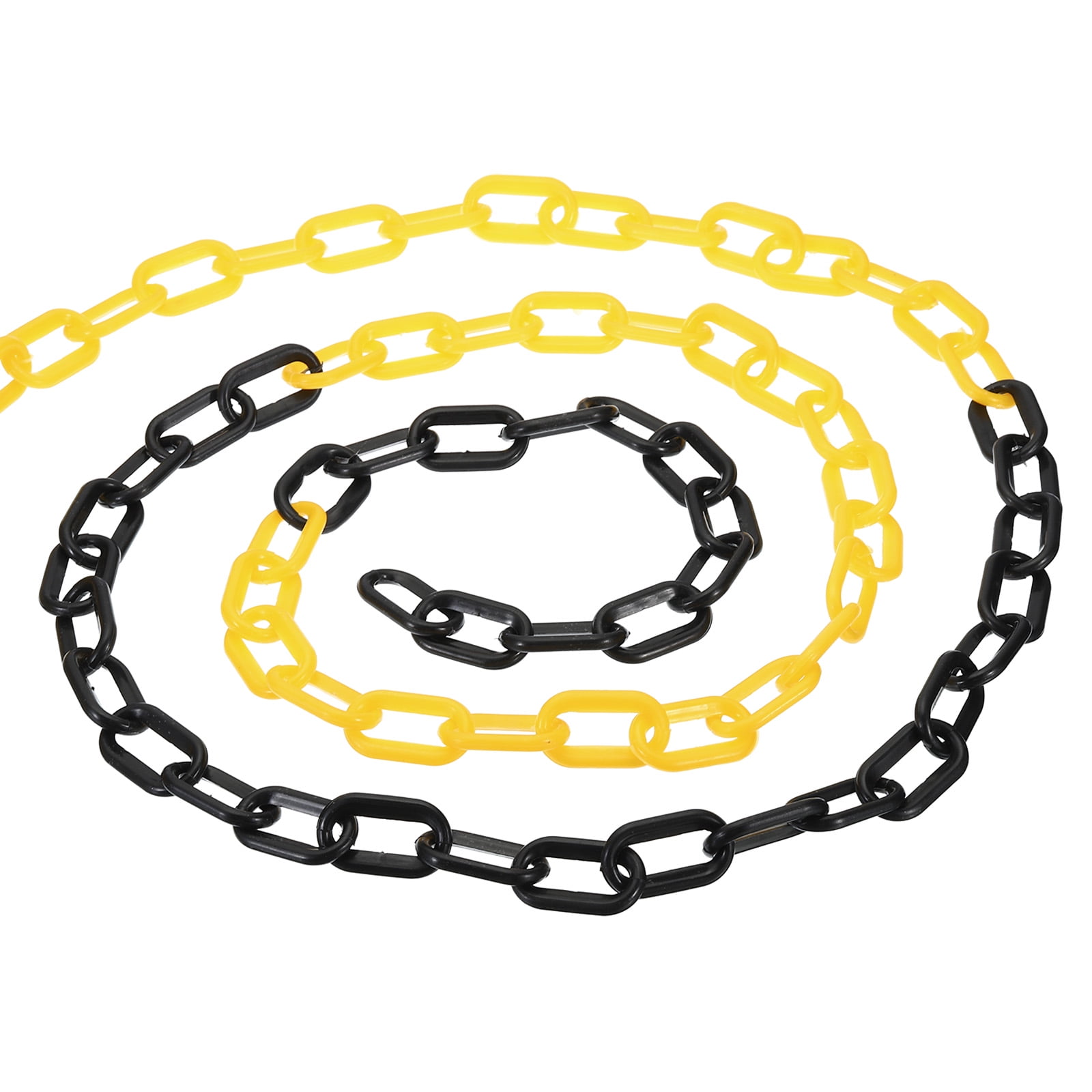 Uxcell 0.2" Diameter 39Ft Length Plastic Chain Barrier, Safety Link ...