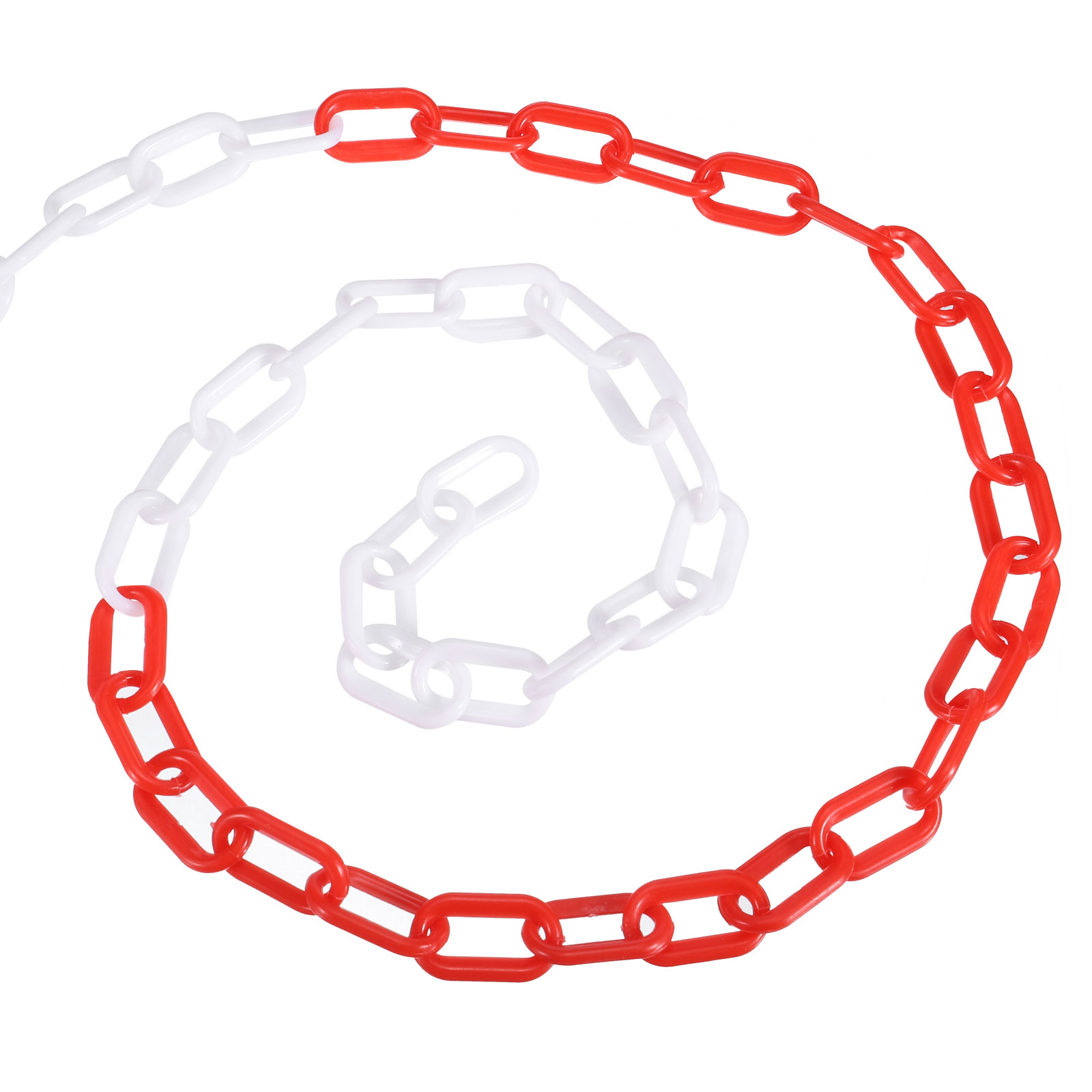 Uxcell 0.2" Diameter 49Ft Length Plastic Chain Barrier, Safety Link ...