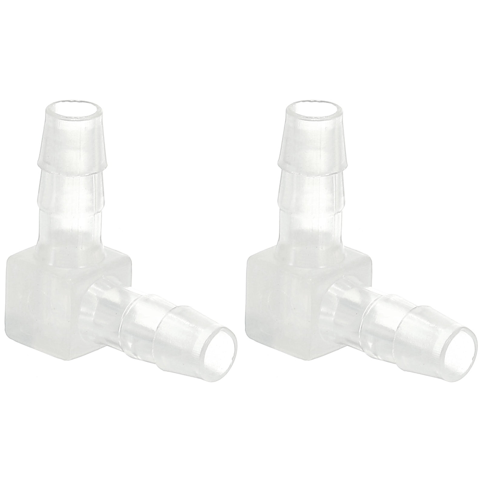 Uxcell 0.2" Plastic Hose Barb 90 Degree Elbow 2 Pack Barb Fittings 2 ...