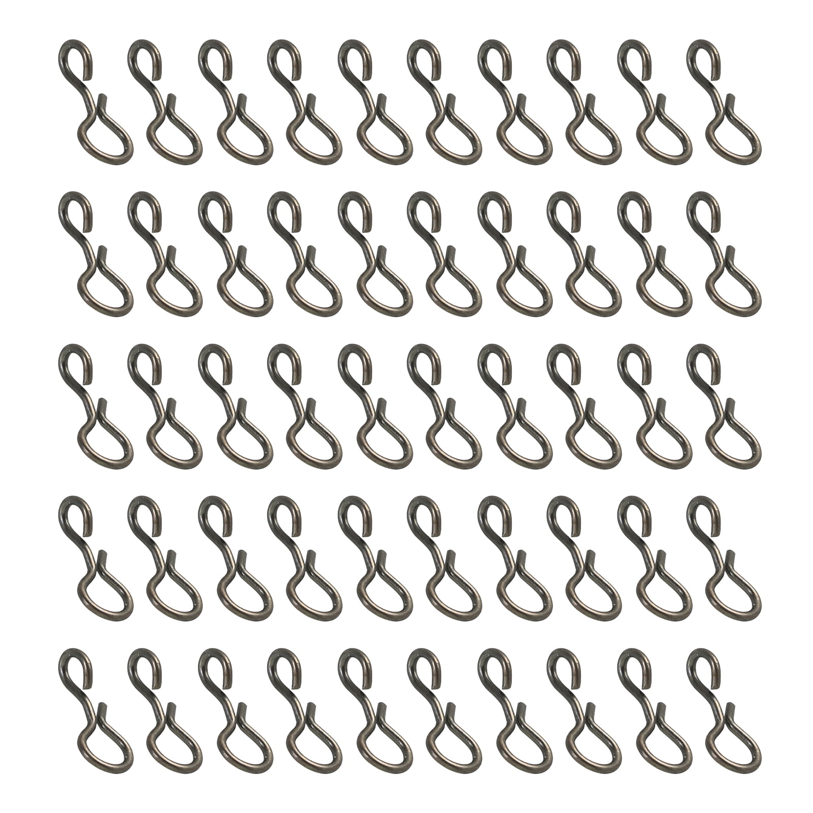 Uxcell 0.2" Stainless Steel Fly Fishing Snaps Quick Change No Knot Fast ...