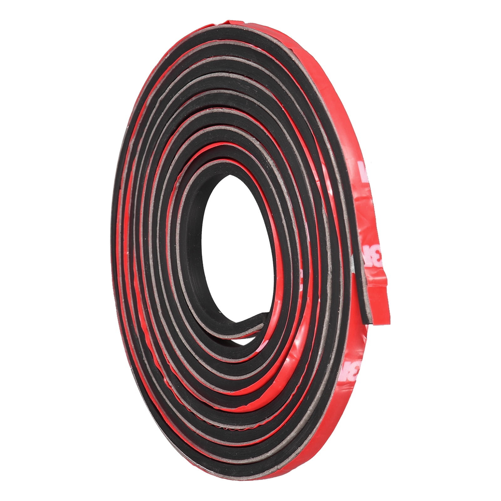 Uxcell 0.2"W x 1/8"T x 6'L Adhesive Rubber Strips Solid Neoprene Rubber ...