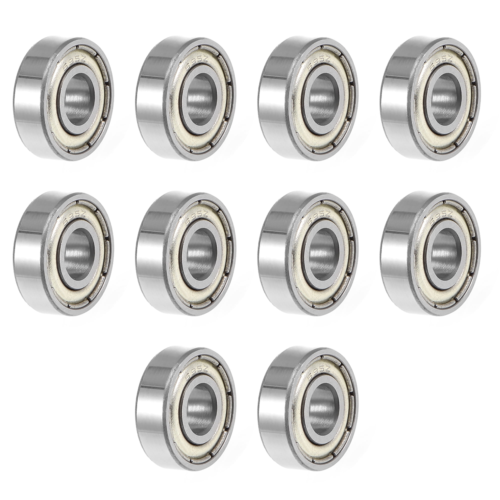 Uxcell 0.2''x0.51''x0.16'' Deep Groove Ball Bearing Double Shielded ...