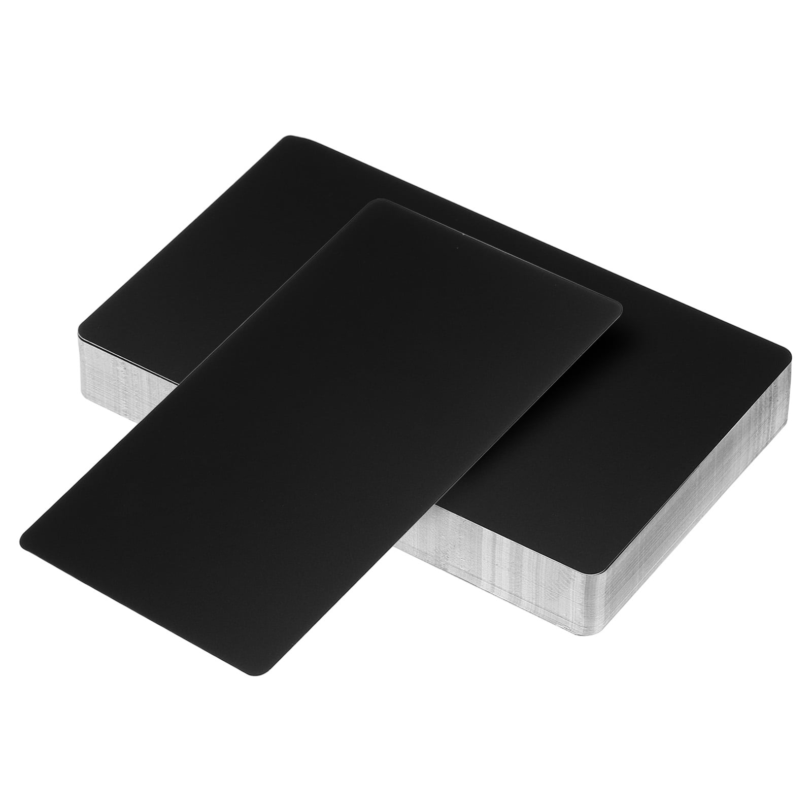 Uxcell 0.21mm Metal Business Cards Blank Name Card Laser Engraving ...