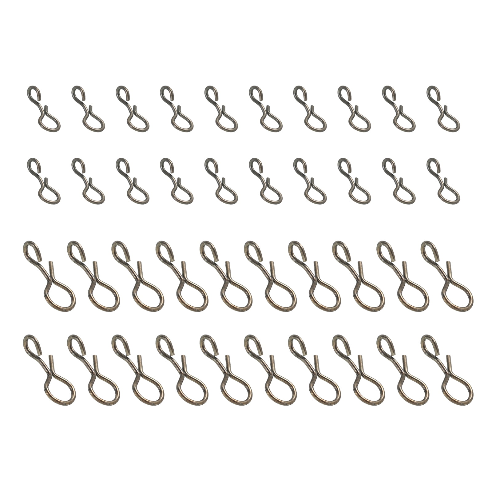 Uxcell 0.22"/ 0.41" Stainless Steel Fly Fishing Snaps Quick Change No ...