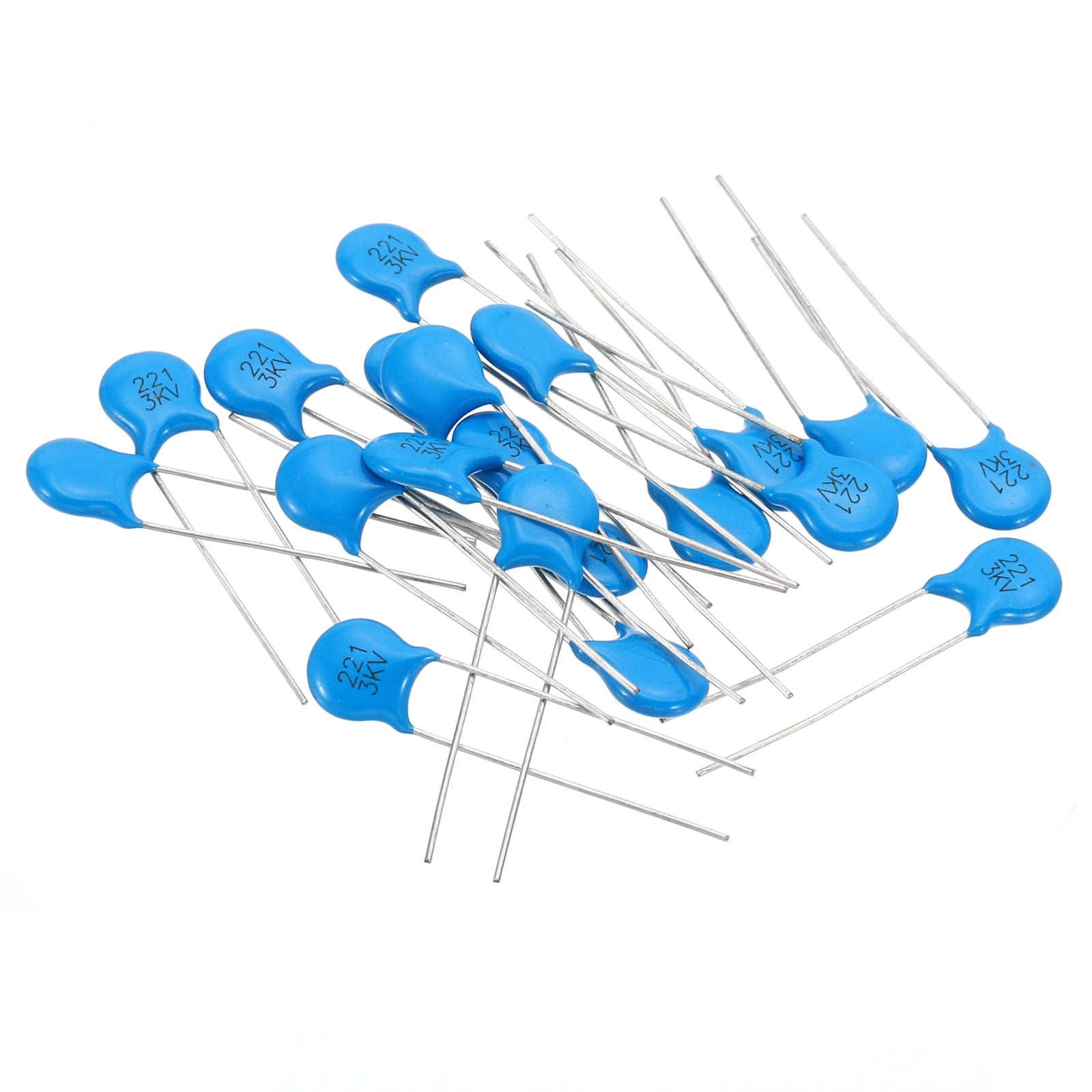 Uxcell 0.22nf 3kv High Voltage Ceramic Capacitor, 20 Pcs Ceramic Chip ...