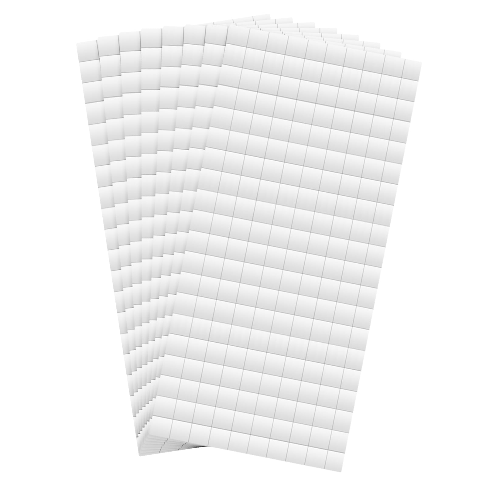 Uxcell 0.24 Inch Foam Dots Squares, 1600 Pcs 8 Sheets Square Shape 3D ...