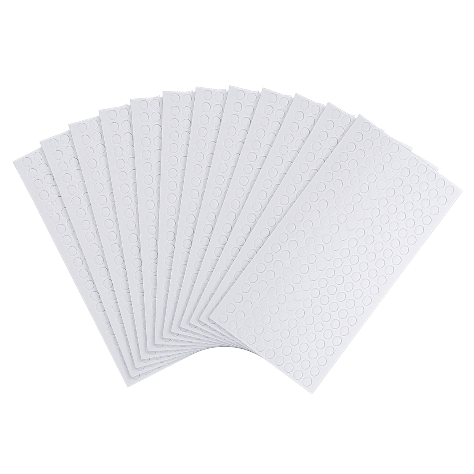 Uxcell 0.24 Inch Foam Dots Squares, 2400 Pcs 12 Sheets Round Shape 3D ...