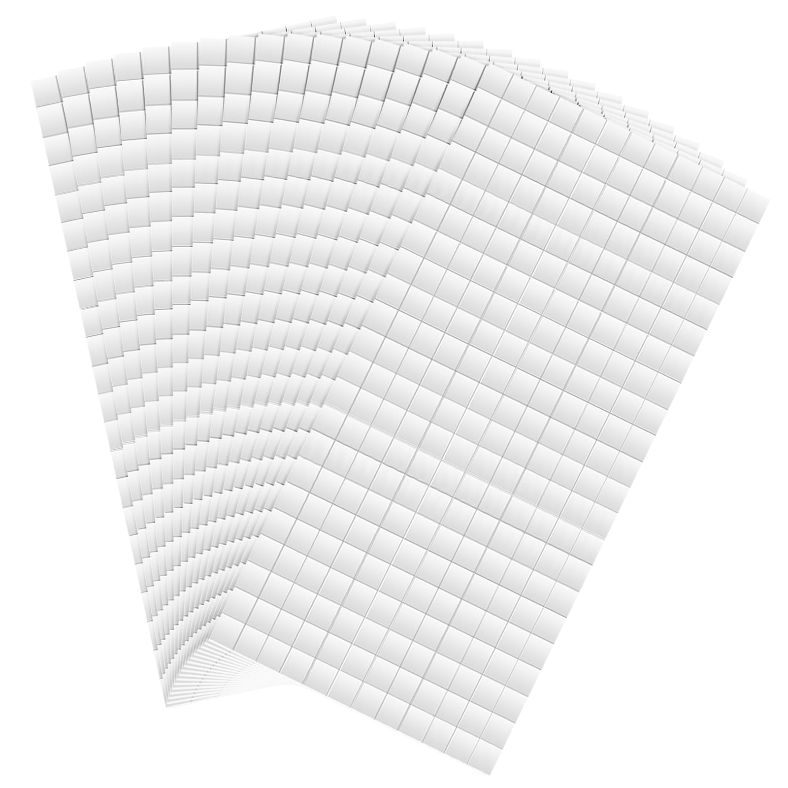Uxcell 0.24 Inch Foam Dots Squares, 3960Pcs 15 Sheets Square Shape 3D ...