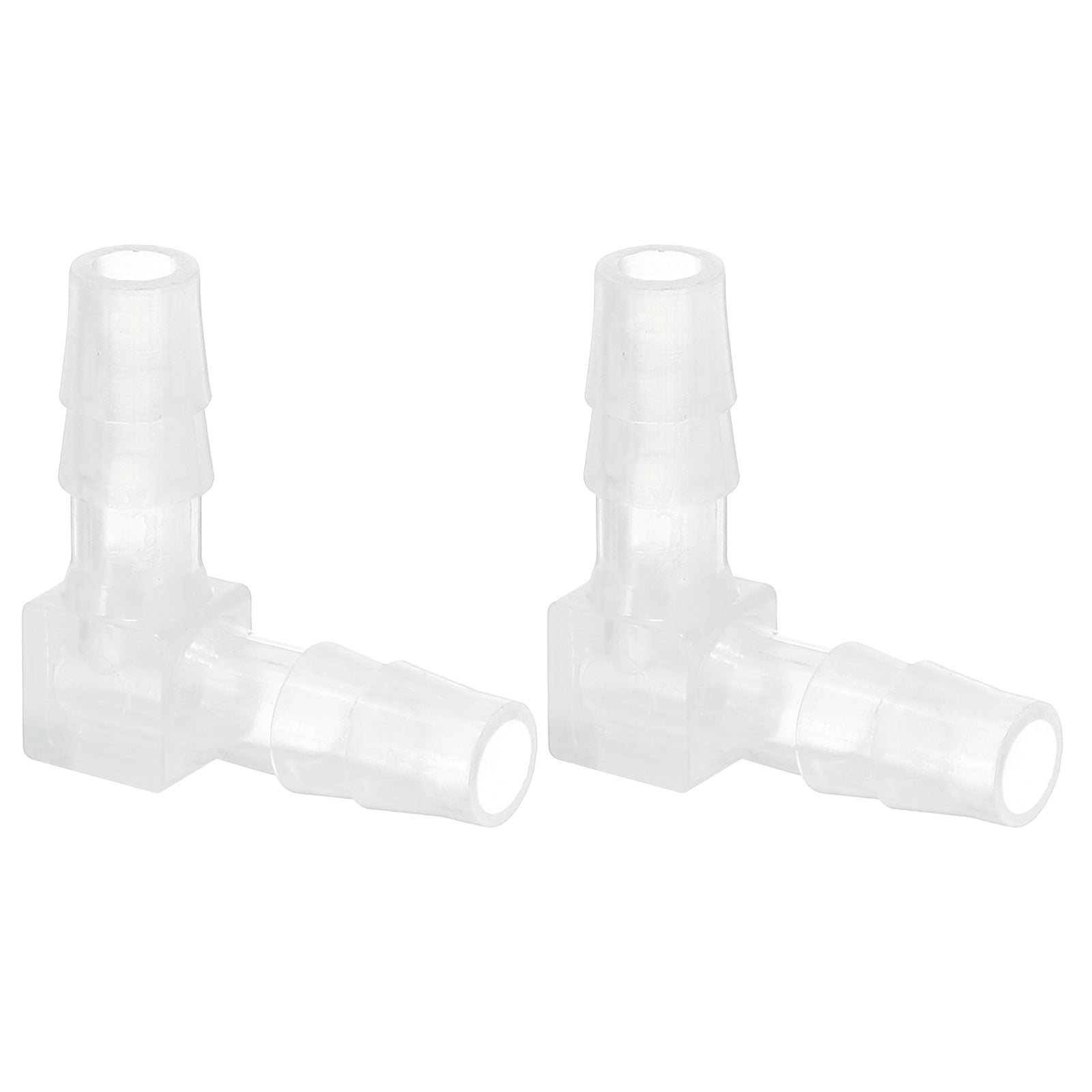 Uxcell 0.24" Plastic Hose Barb 90 Degree Elbow 2 Pack Barb Fittings 2 ...