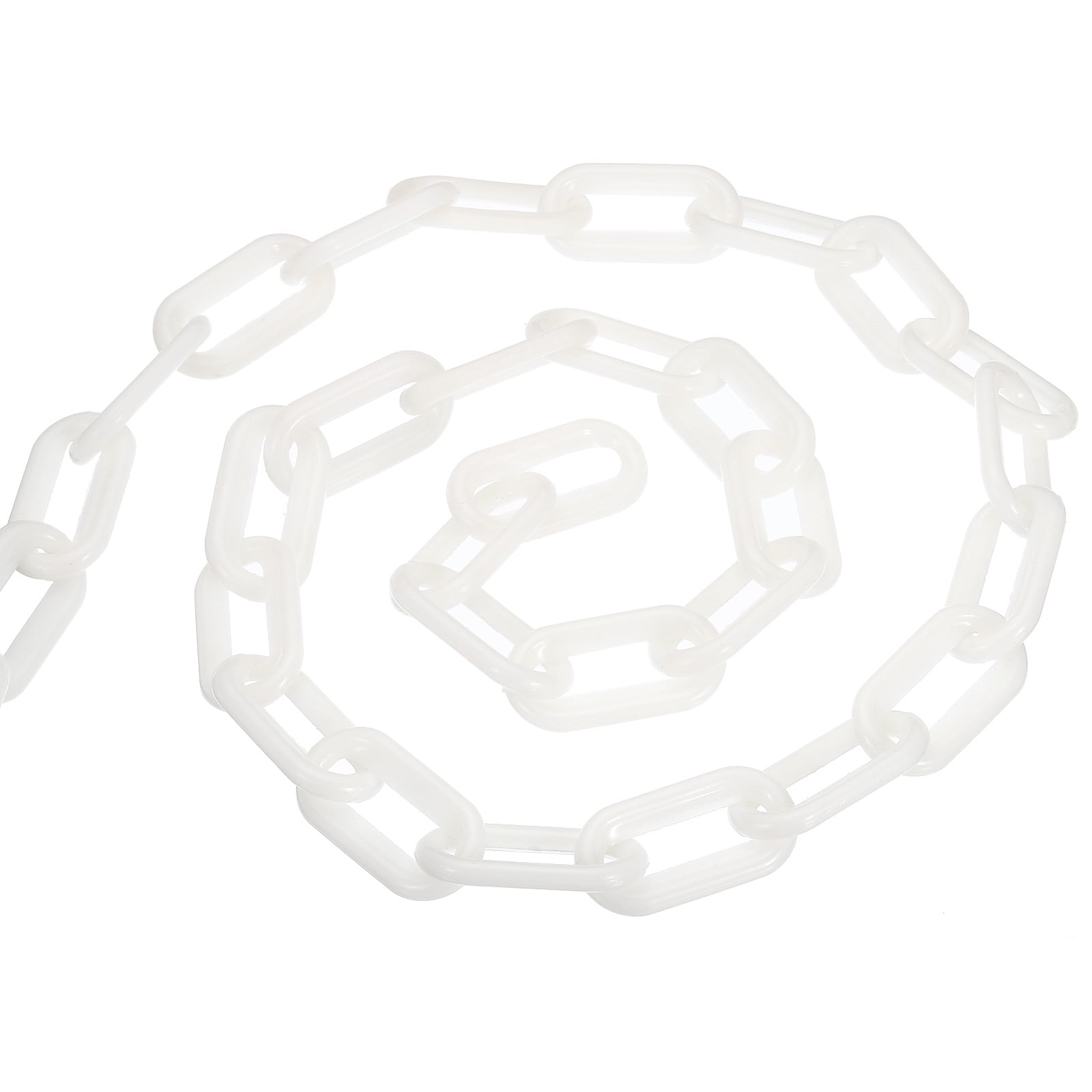 Uxcell 0.3" Diameter 39Ft Length Plastic Chain Barrier, Safety Link ...