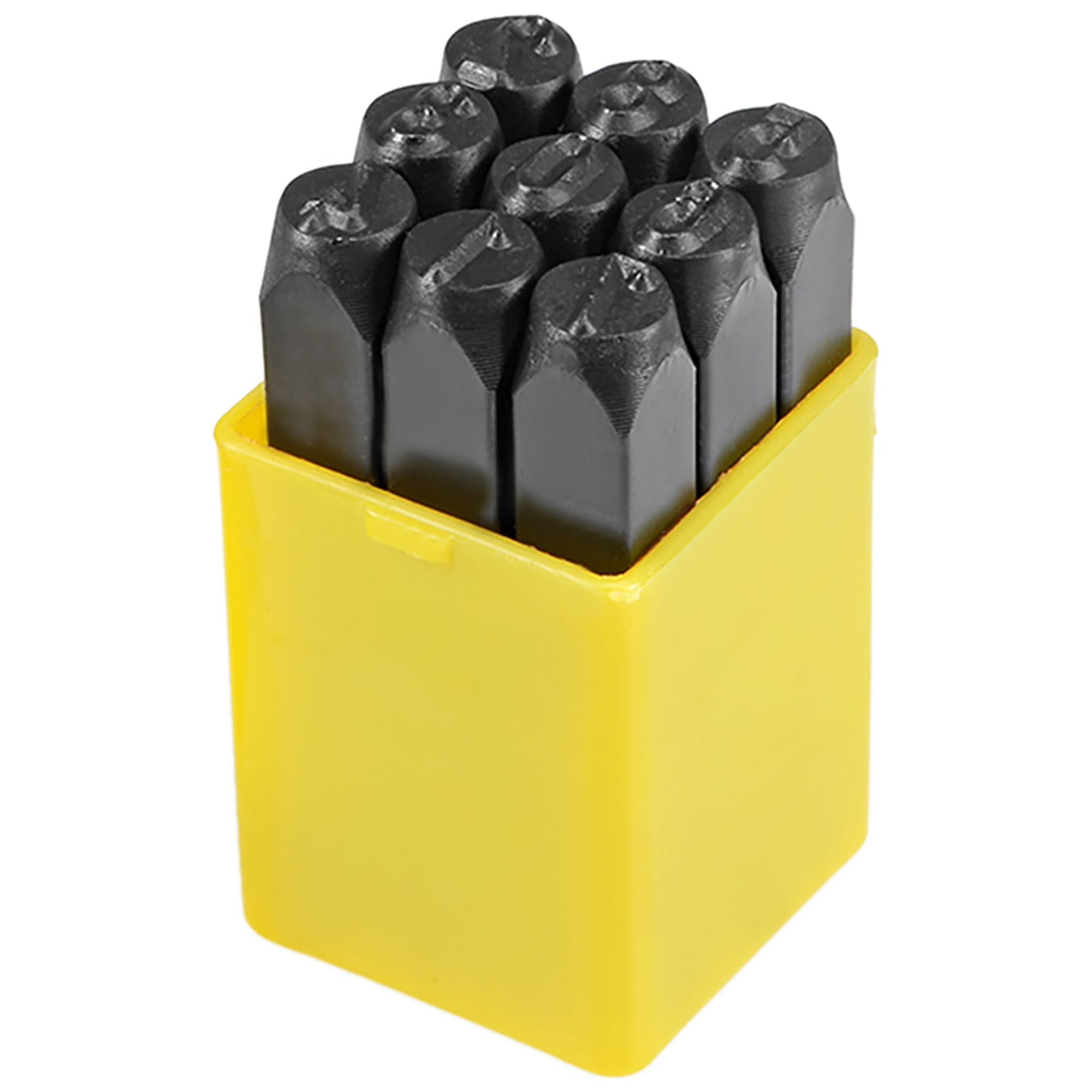 Uxcell 0.31'' Numbers Stamp Punch Set for Wood Leather Steel Punch Tool ...