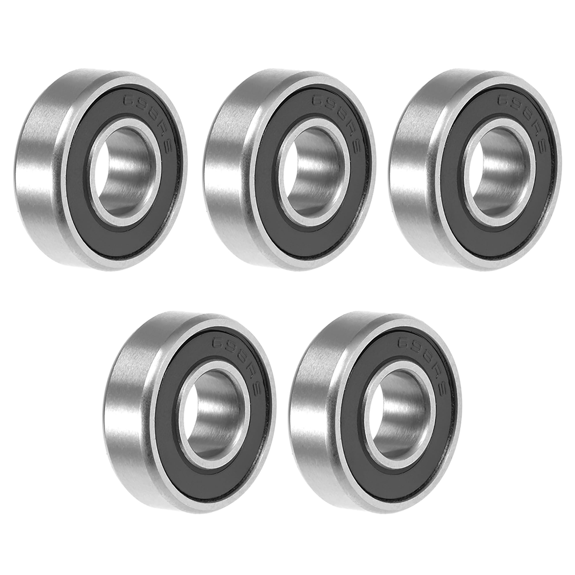 Uxcell 0.31''x0.75''x0.24'' Deep Groove Ball Bearing Double Sealed P6 ...