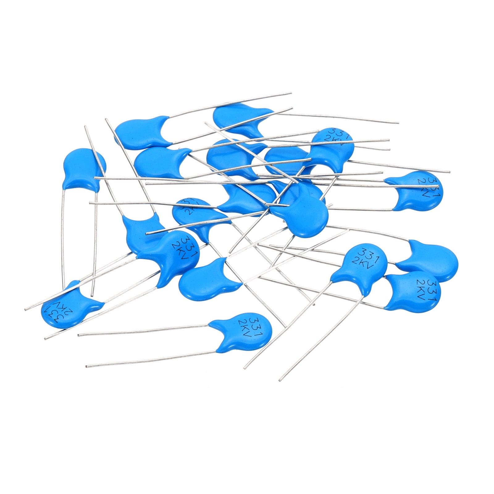 Uxcell 0.33nf 2kv High Voltage Ceramic Capacitor, 20 Pcs Ceramic Chip ...
