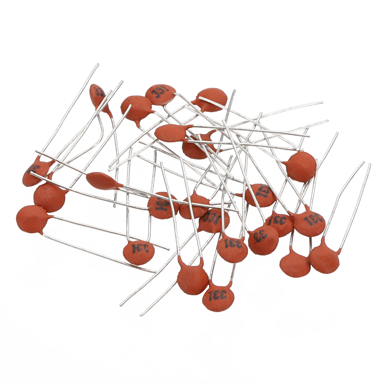 Uxcell 0.33nf 50V Ceramic Disc Capacitor, 25 Pcs Ceramic Chip Capacitor ...