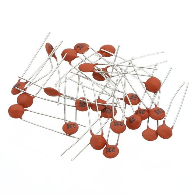 Uxcell 0.33nf 50V Ceramic Disc Capacitor, 25 Pcs Ceramic Chip Capacitor ...