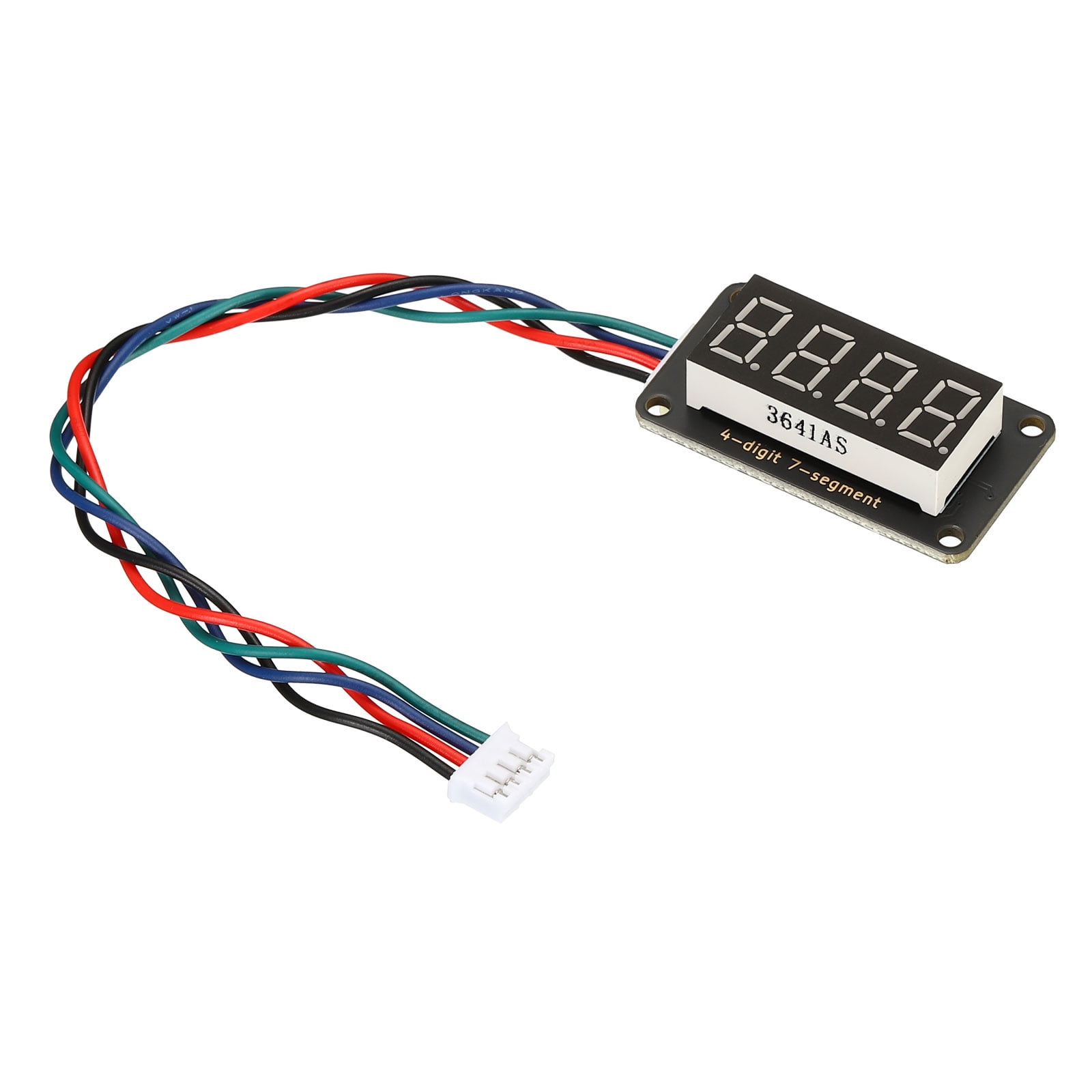Uxcell 0.36" 4 Digit LED Display Module, 5V Common Cathode with 4 Pin ...