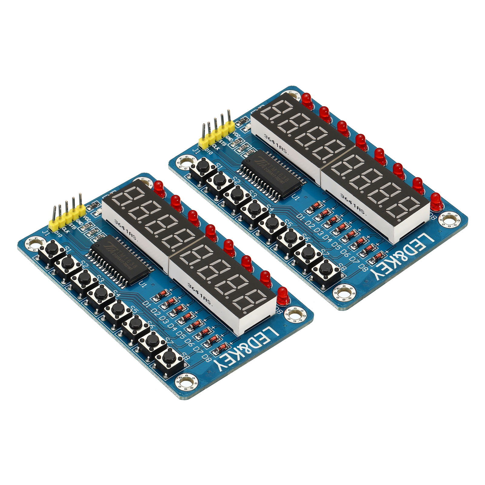 Uxcell 0.36" 8 Digit LED Display Module, 3.5-5V 7 Segment Common ...
