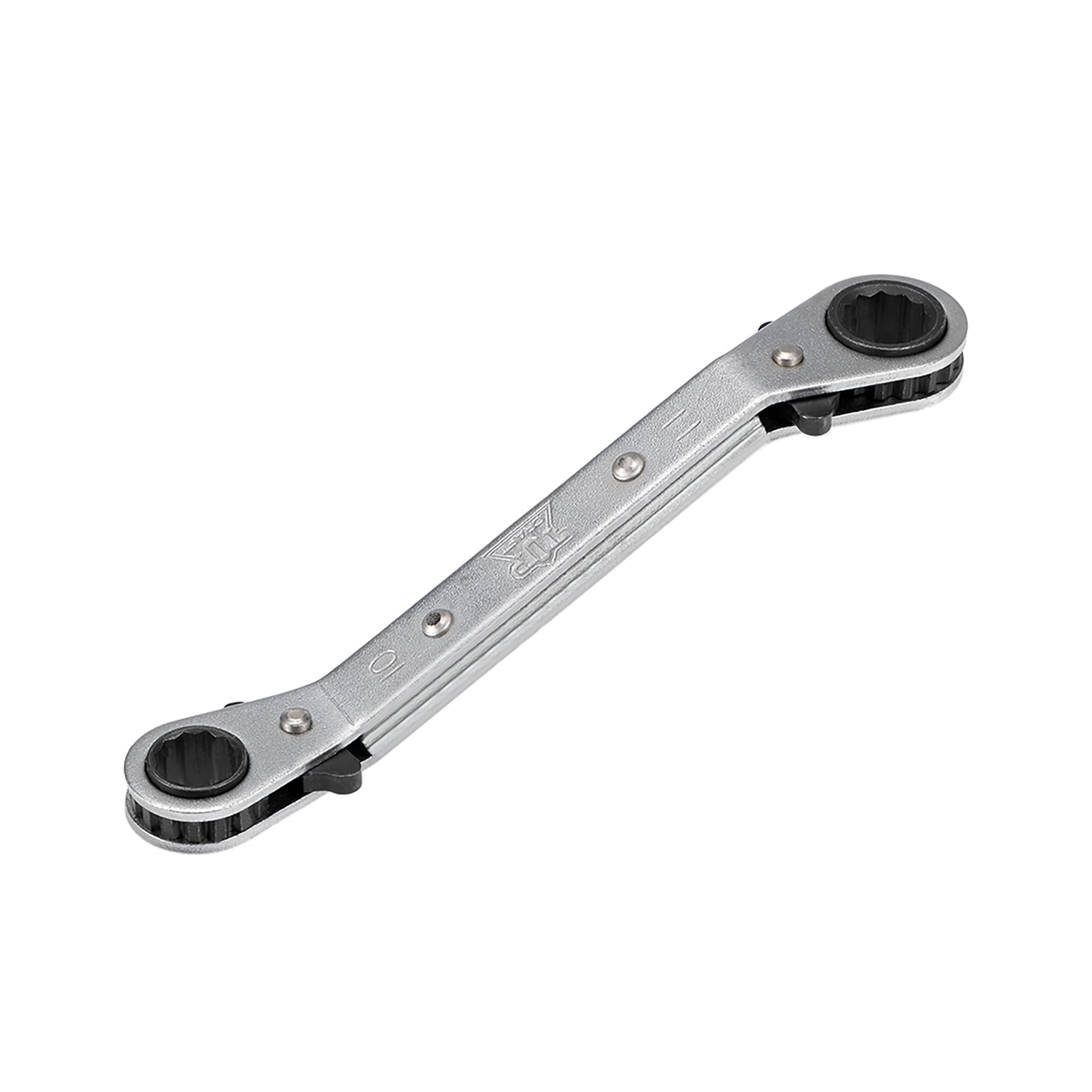 Uxcell 0.39'' x 0.43'' Reversible Ratcheting Wrench Metric Offset ...