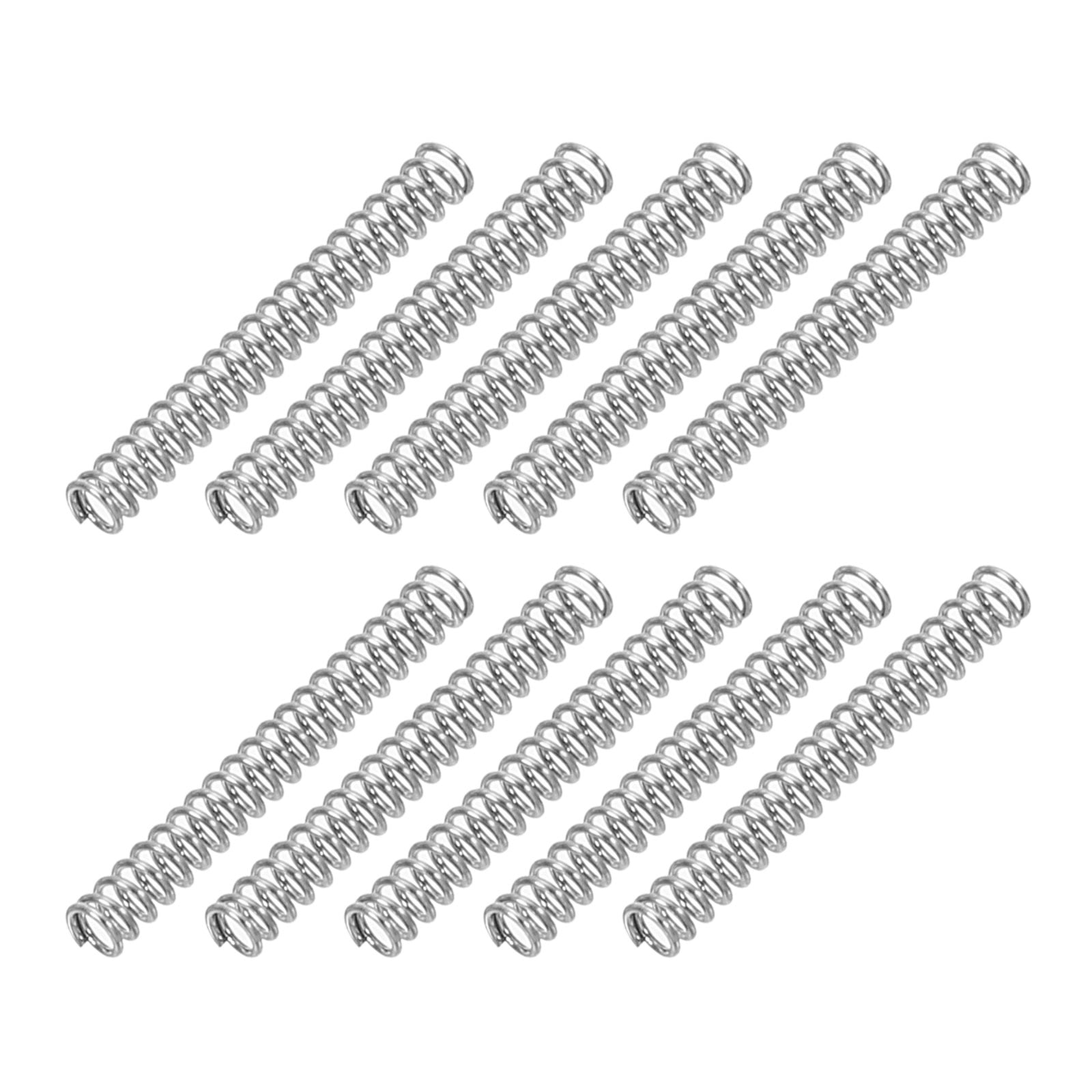 Uxcell 0.3mm Wire Dia x 2mm OD x 15mm L Compression Spring, 304 ...