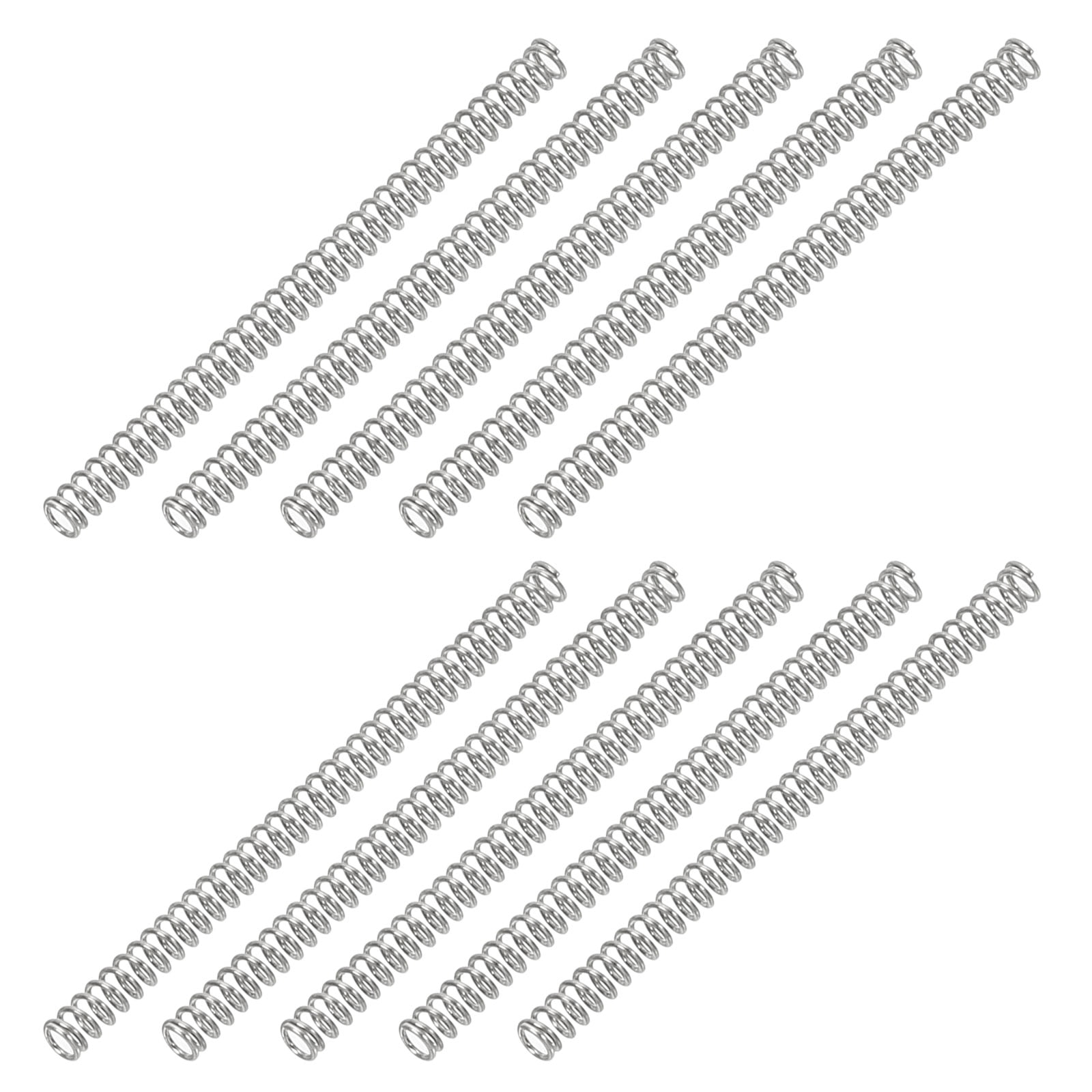 Uxcell 0.3mm Wire Dia x 2mm OD x 30mm L Compression Spring, 304 ...
