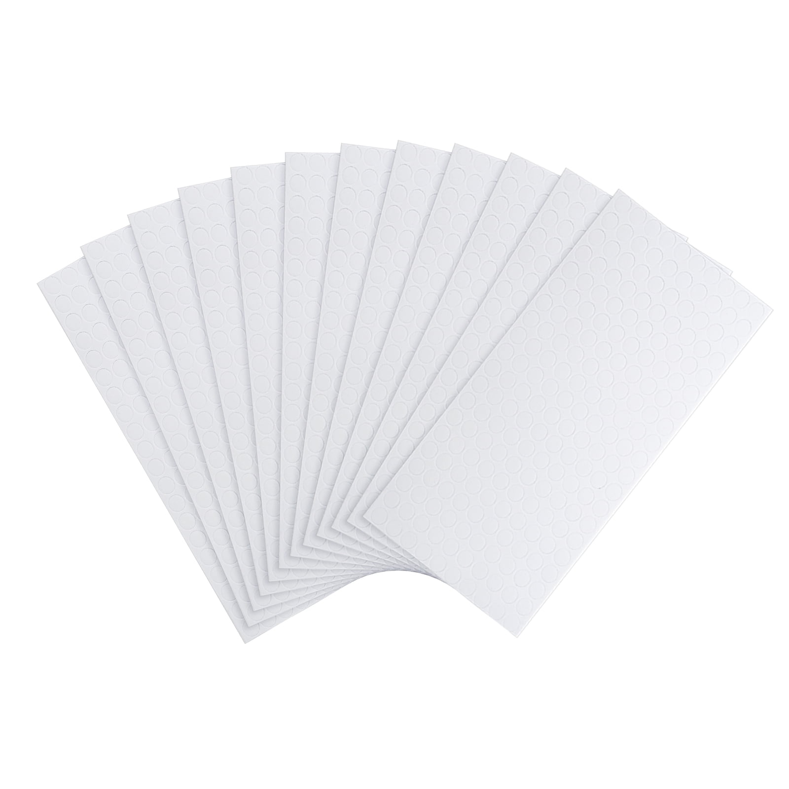Uxcell 0.4 Inch Foam Dots Squares, 2400 Pcs 12 Sheets Round Shape 3D ...
