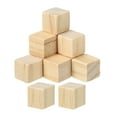 Uxcell 0.4 Inch Unfinished Wooden Blocks, 180 Pack Natural Wood Cube ...