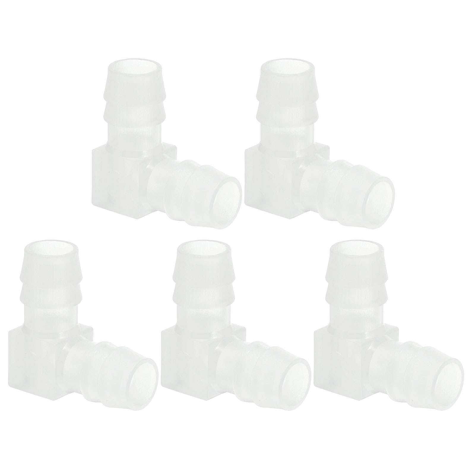 Uxcell 0.47" Plastic Hose Barb 90 Degree Elbow 5 Pack Barb Fittings 2 ...
