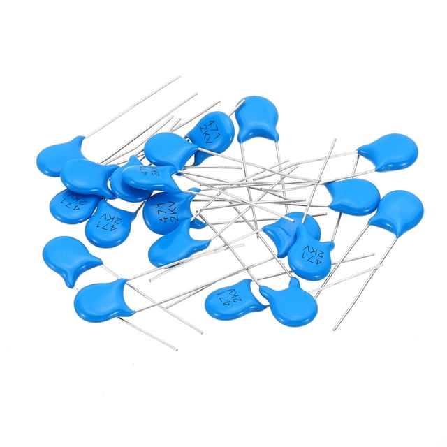 Uxcell 0.47nf 2kv High Voltage Ceramic Capacitor, 20 Pcs Ceramic Chip ...