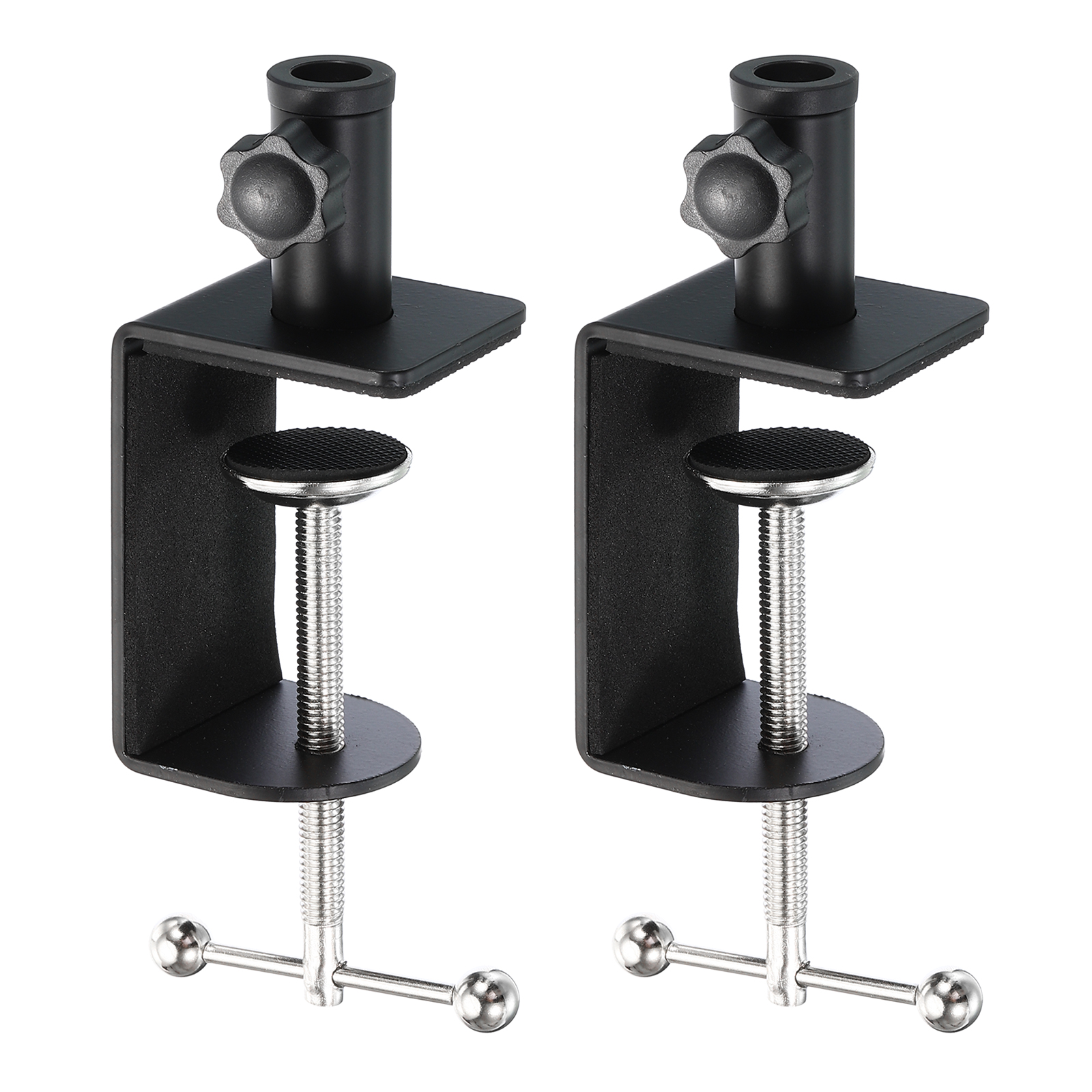 Uxcell 0.49" Hole Dia. Aluminum Alloy Universal C Clamp Table Lamp Mic ...