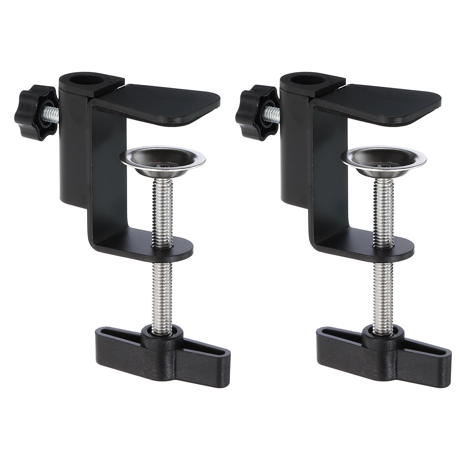 Uxcell 0.49" Hole Dia. Universal C Clamp Table Lamp Microphone Arm ...