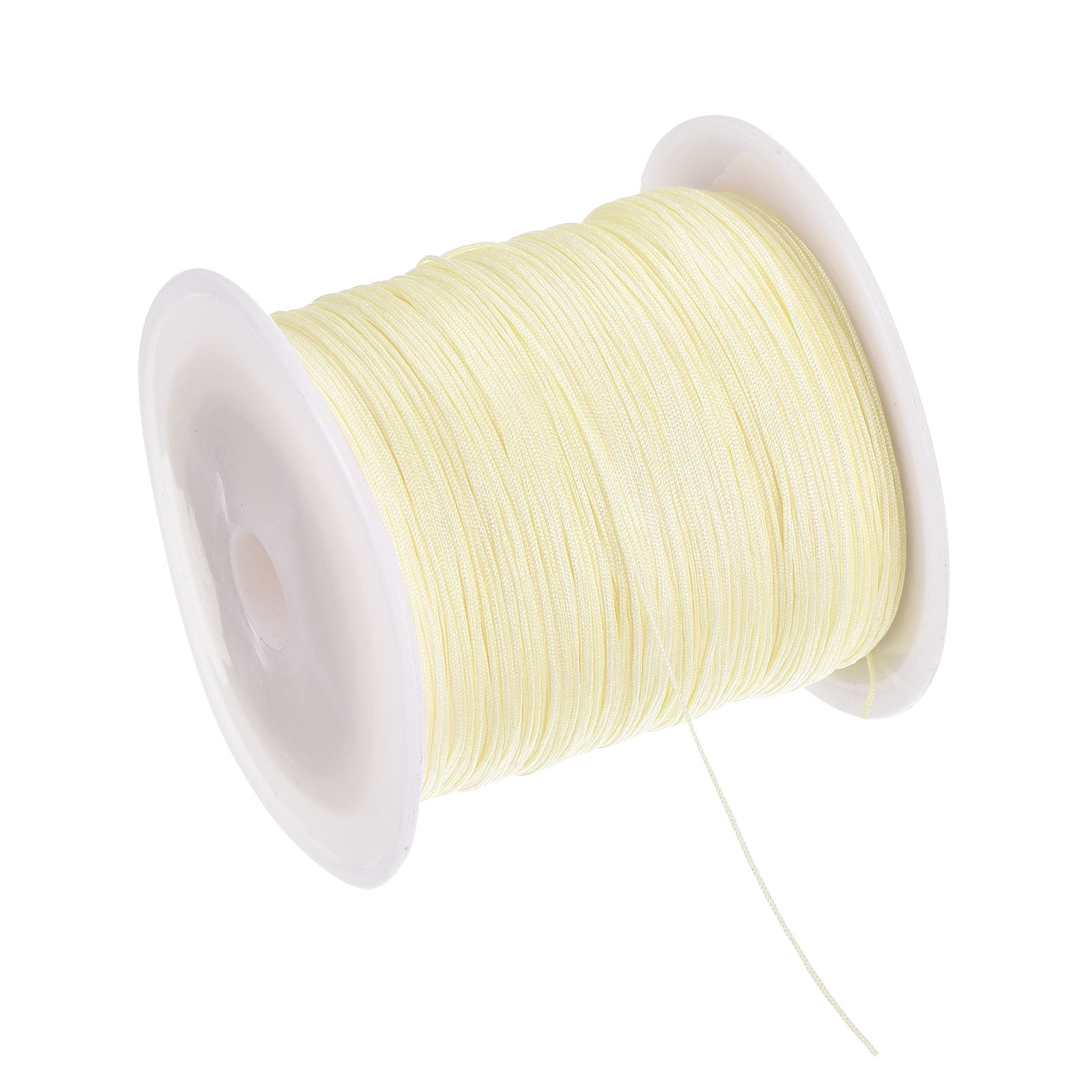 Uxcell 0.4mm Nylon String for Bracelets 153 Yard Nylon Satin Cord ...