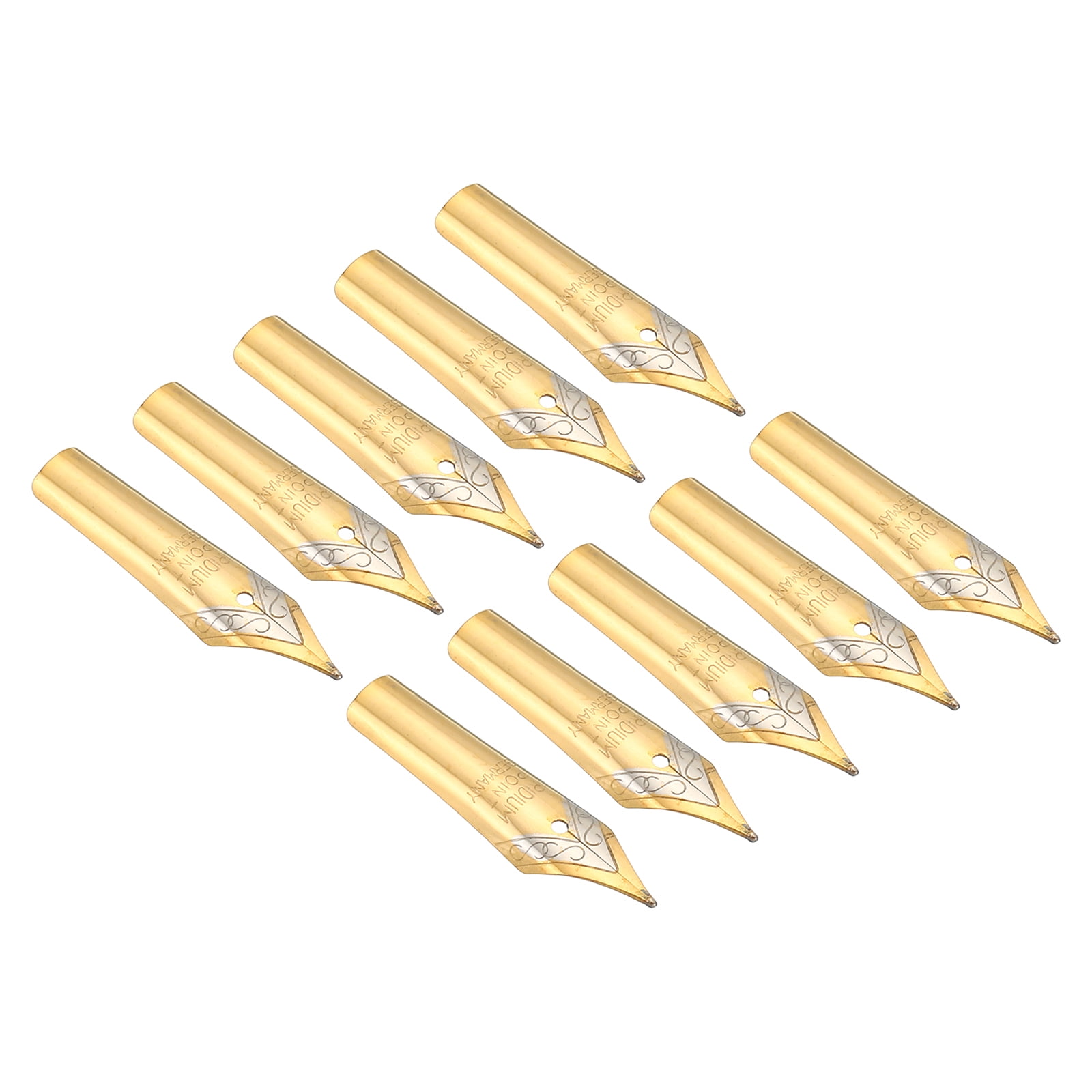 Uxcell 0.5-0.7mm Line Width Fountain Pen Nib Replacement 304 Stainless ...