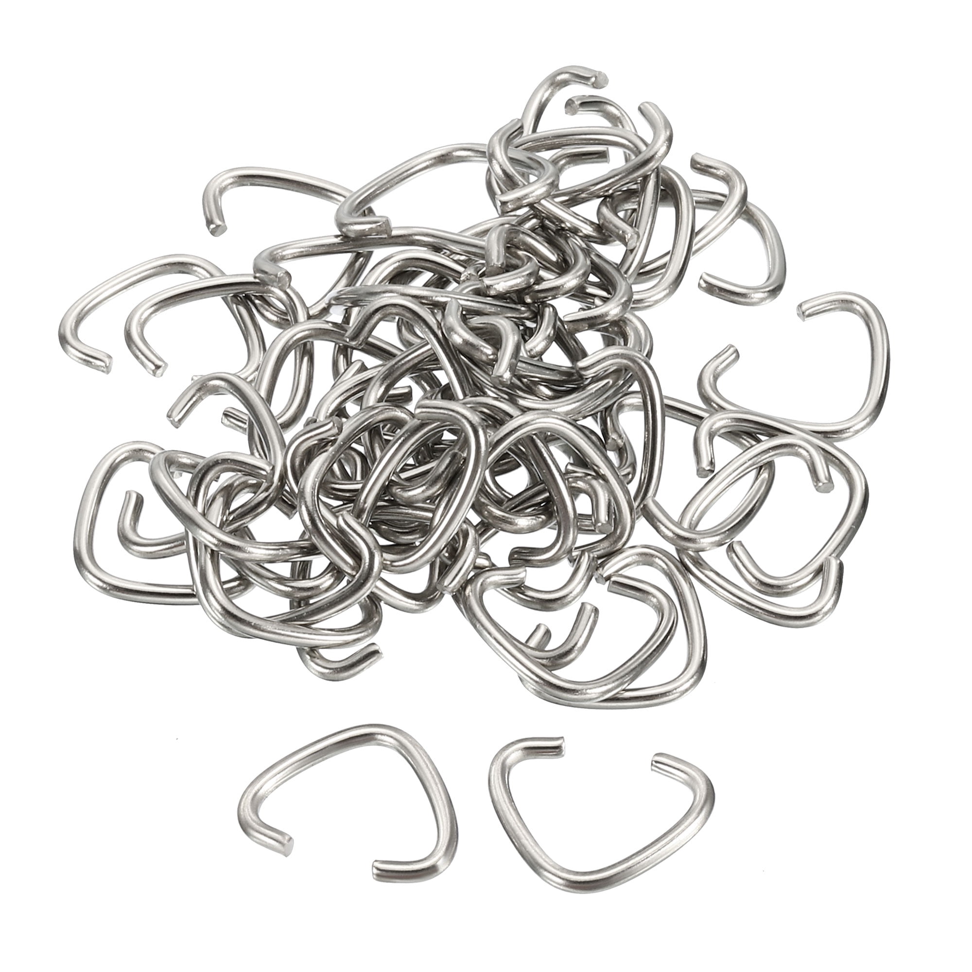 Uxcell 0.51 x 0.43 x 0.05 inch Pinch Clip Connector Triangle Open Jump ...