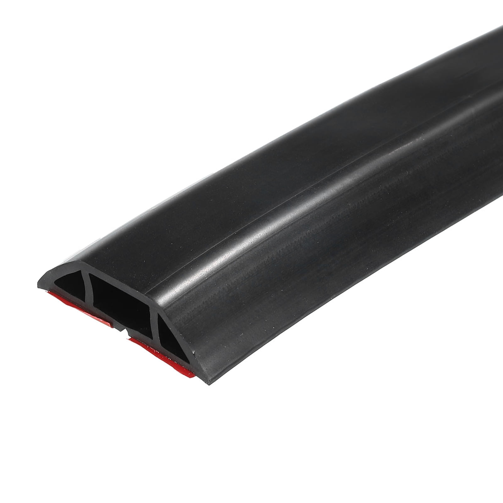 Uxcell 0.55"Wx0.27"H 3.9ft Floor Cord Cover PVC Cable Protector Cable ...