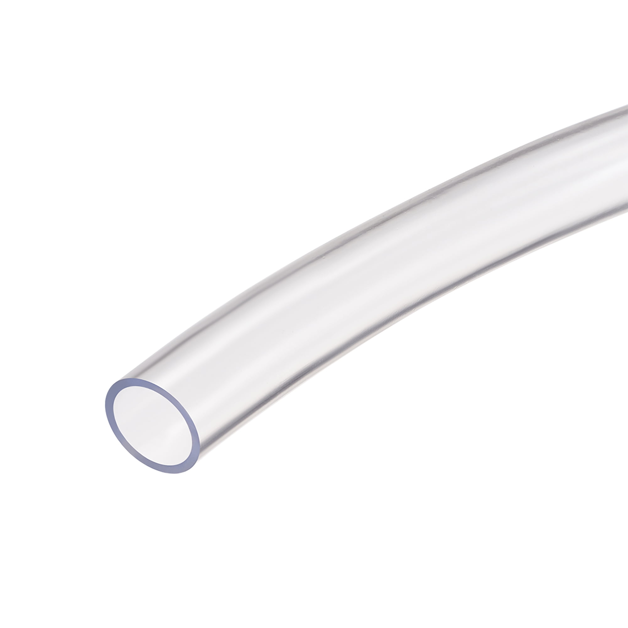 Uxcell Flexible Hose Tube Clear Plastic Transparent 1Pcs 0.59''x0.71 ...