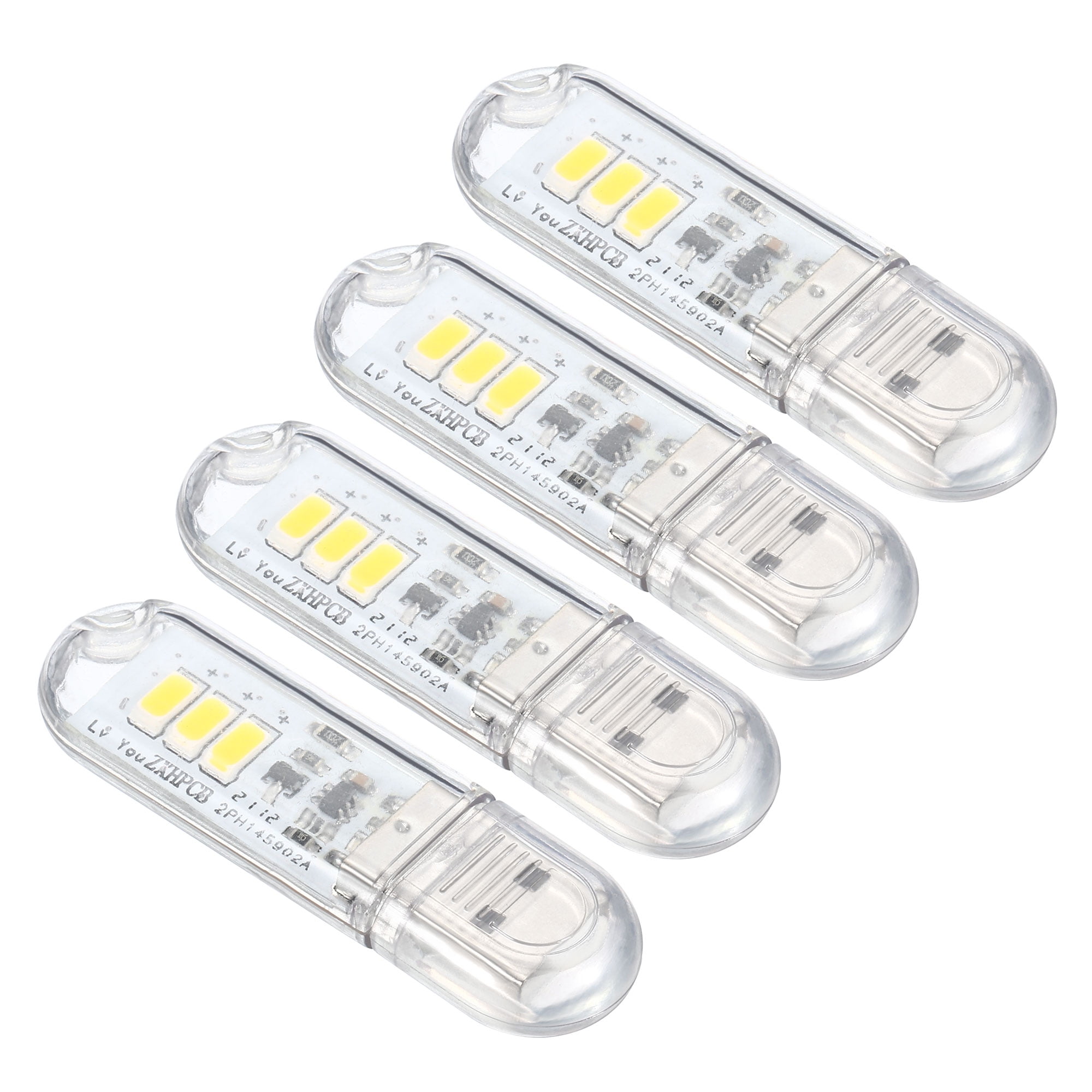Uxcell 0.5W Mini USB LED Light 3000-3200K Slim Led Light Stick Warm ...
