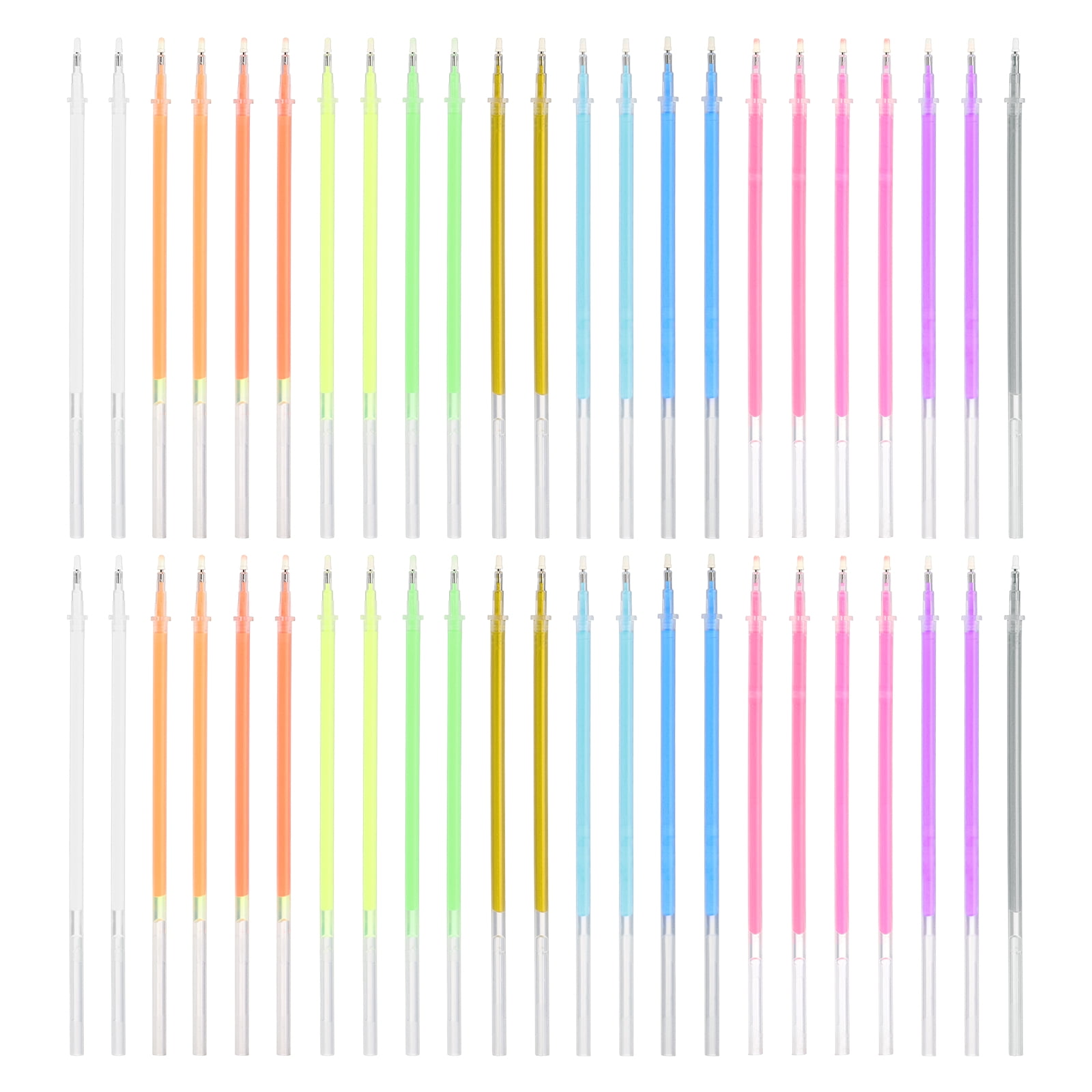 Uxcell 0.5mm Gel Pens Refills, 48 Pack Glitter Gel Pens Sparkle ...