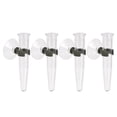 Uxcell 0.6" ID 4" Plastic Floral Water Tubes with Suction Cup Clear 4 ...