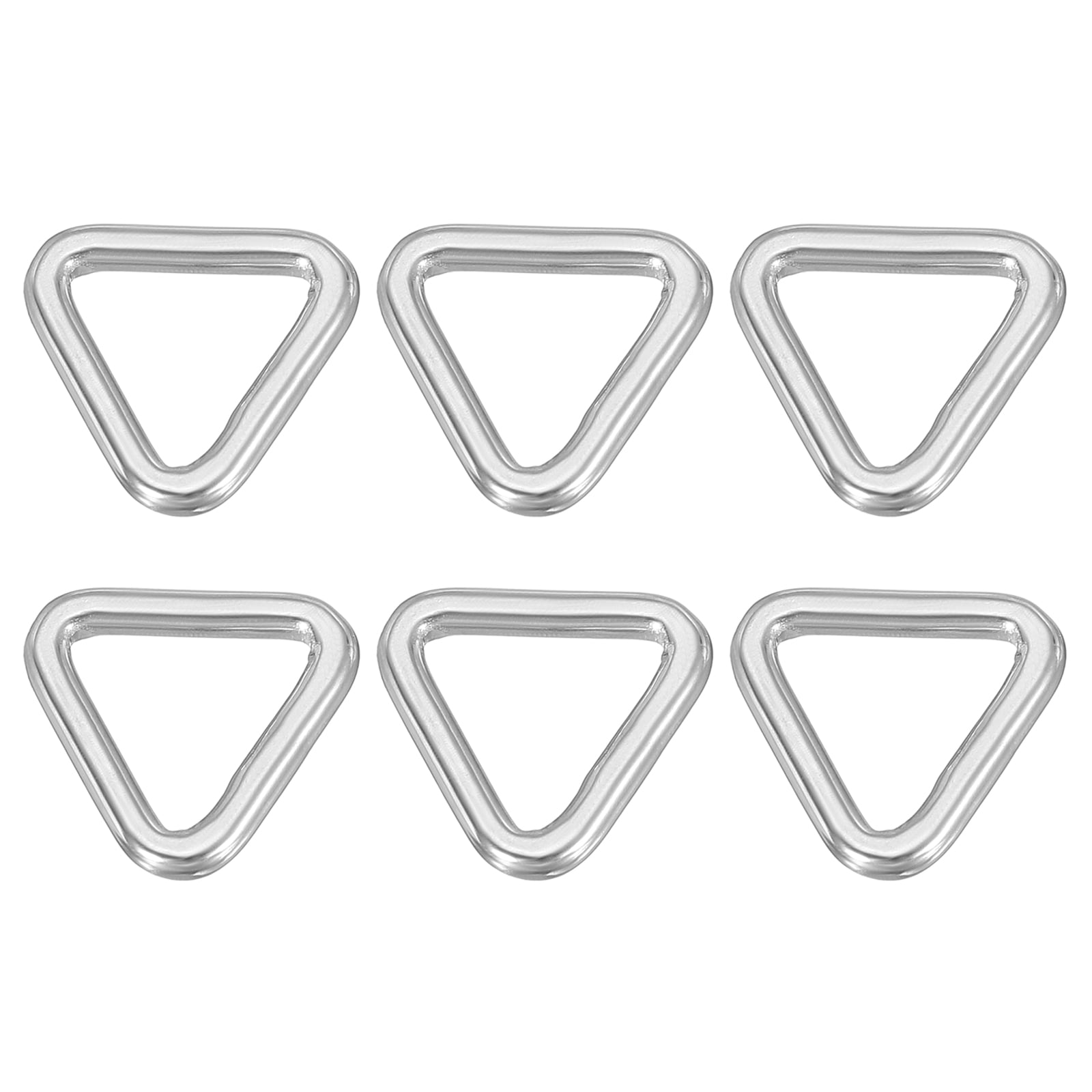 Uxcell Metal Triangle Rings, Stainless Steel Triangle Ring Welded Solid ...