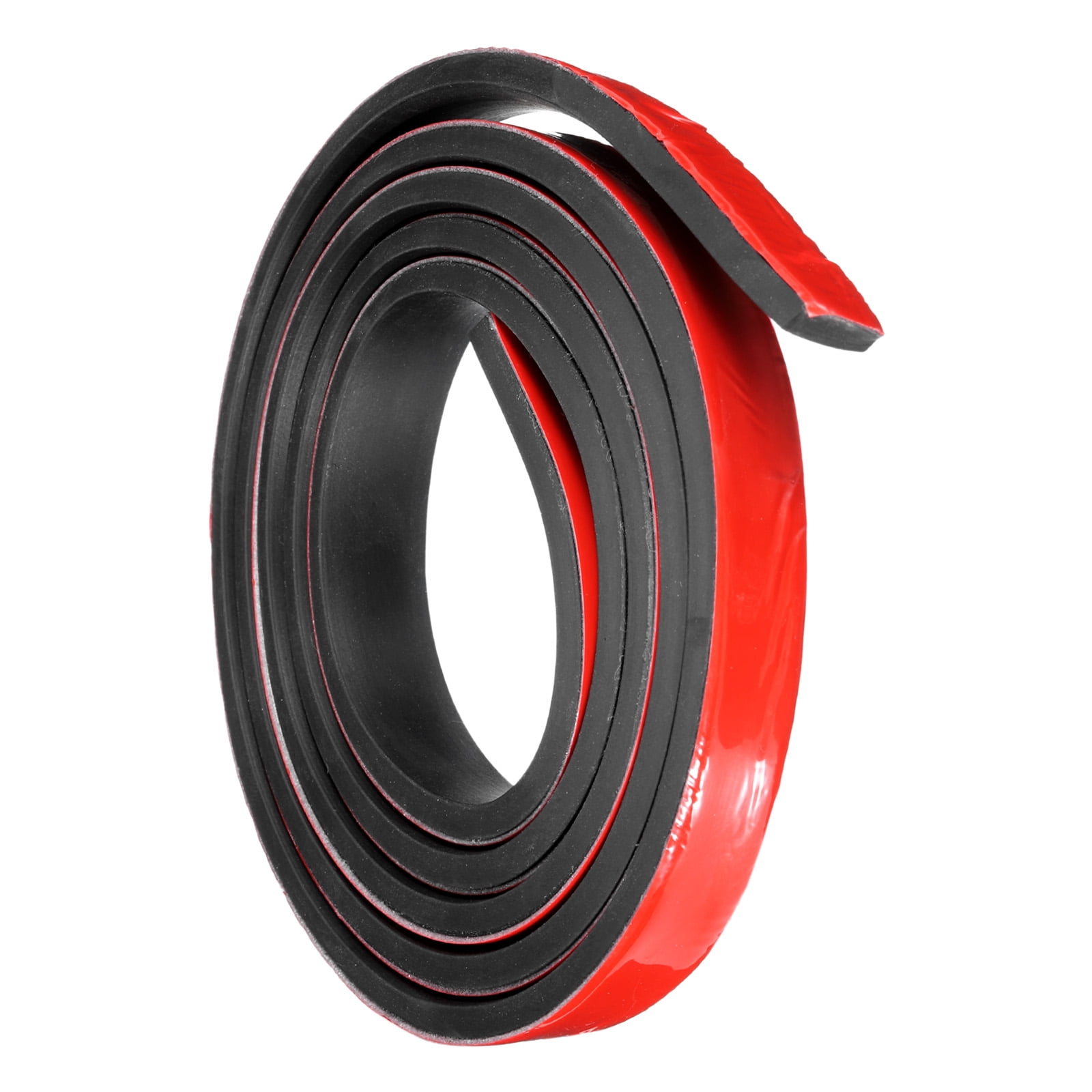 Uxcell 0.6"W x 3/16"T x 5'L Adhesive Rubber Strips Solid Neoprene ...