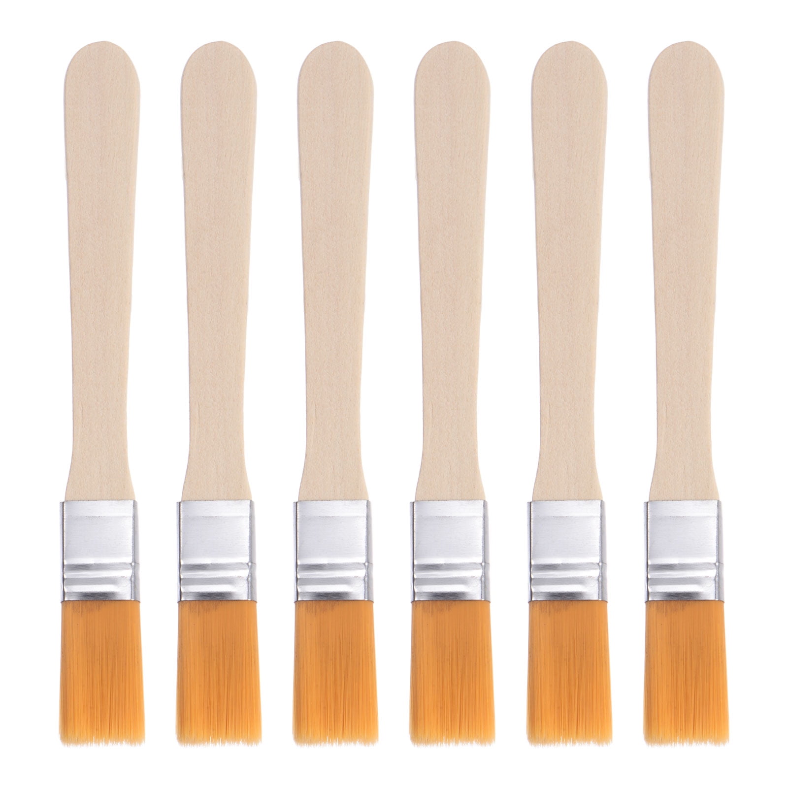 Uxcell Small Paint Brush Natural Bristle with Wood Handle Painting Tool ...