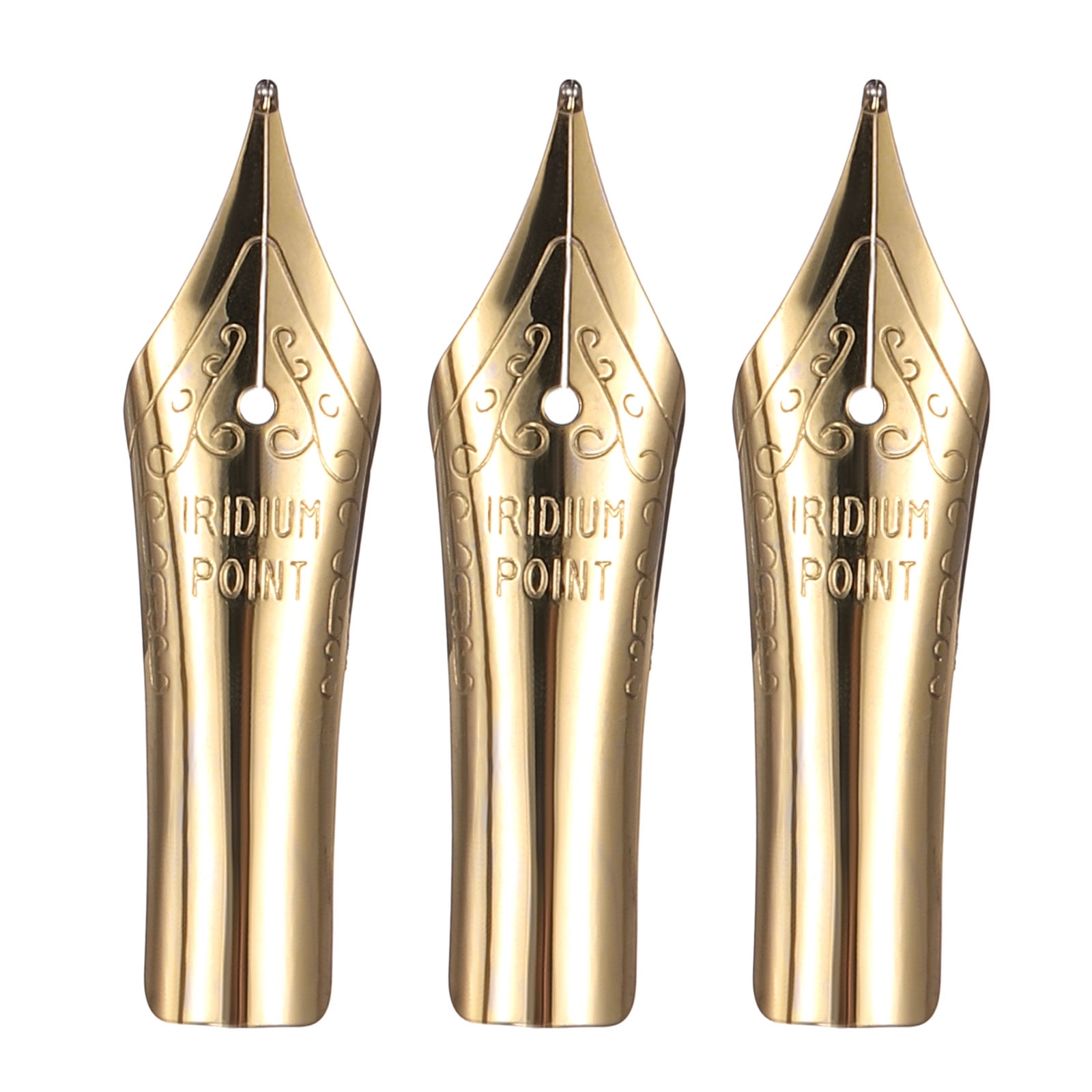 Uxcell 0.6 mm Line Width Fountain Pen Nib Replacement, 3 Pack 304 ...