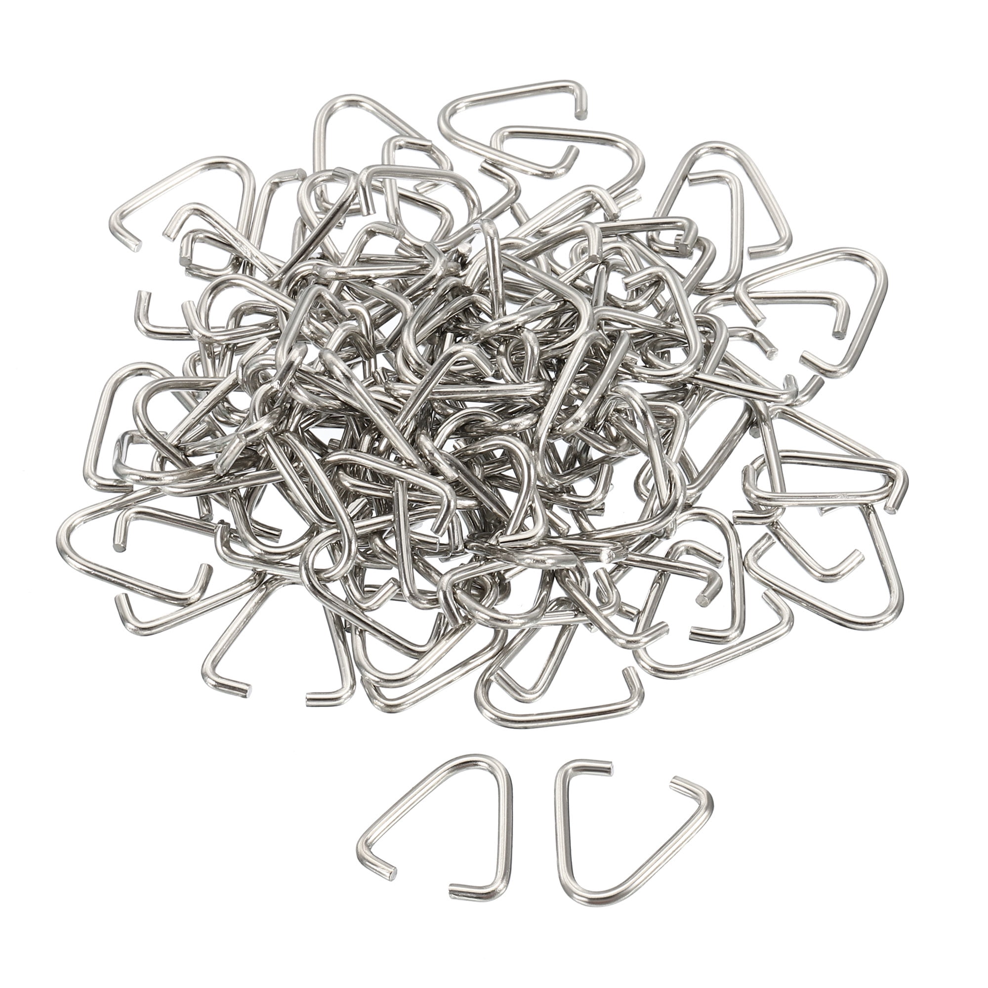 Uxcell 0.63 x 0.59 x 0.06 inch Pinch Clip Connector Triangle Open Jump ...