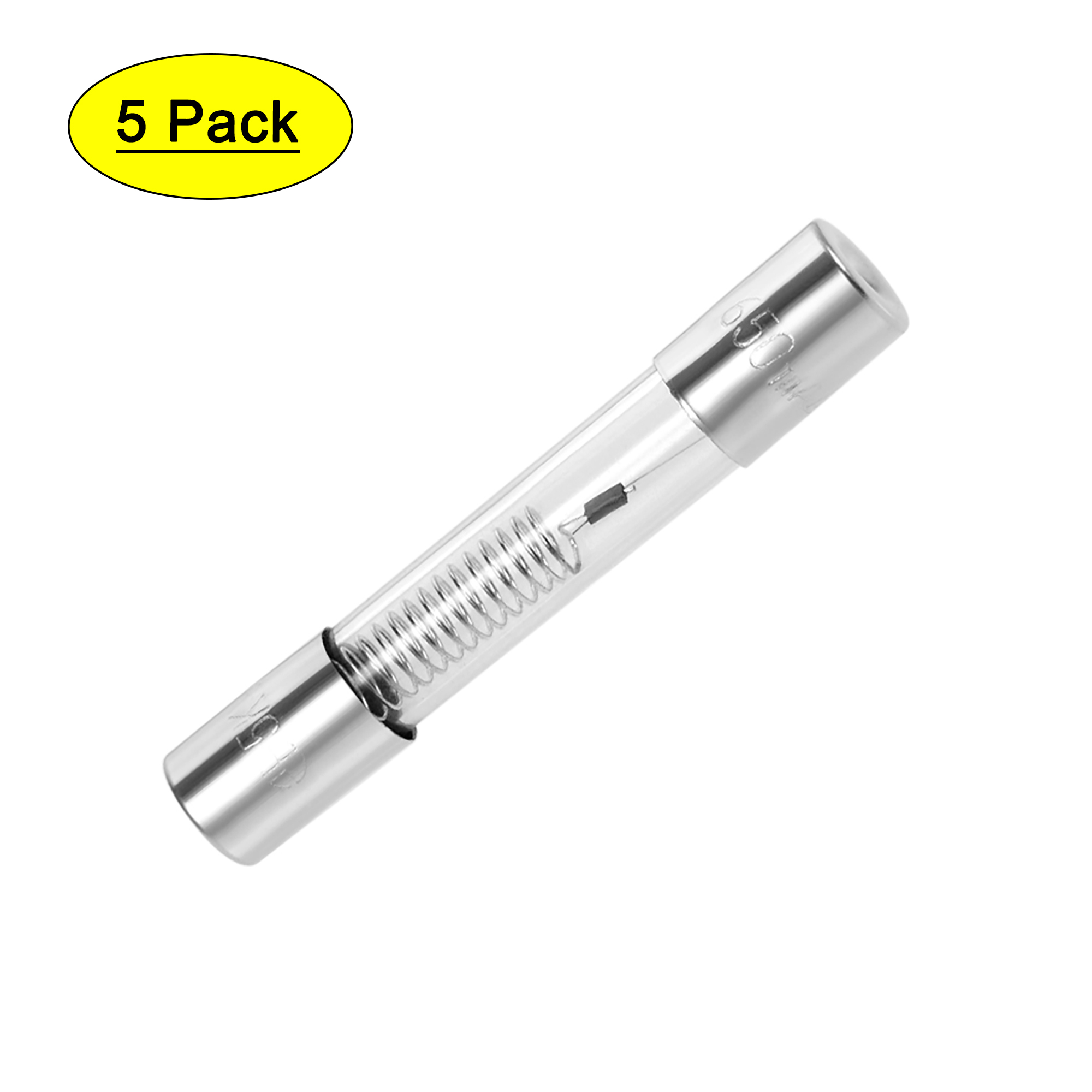 Uxcell 0.65A 0.24''x 1.57'' Microwave Oven Cartridge Fuse DC 5000V Slow ...