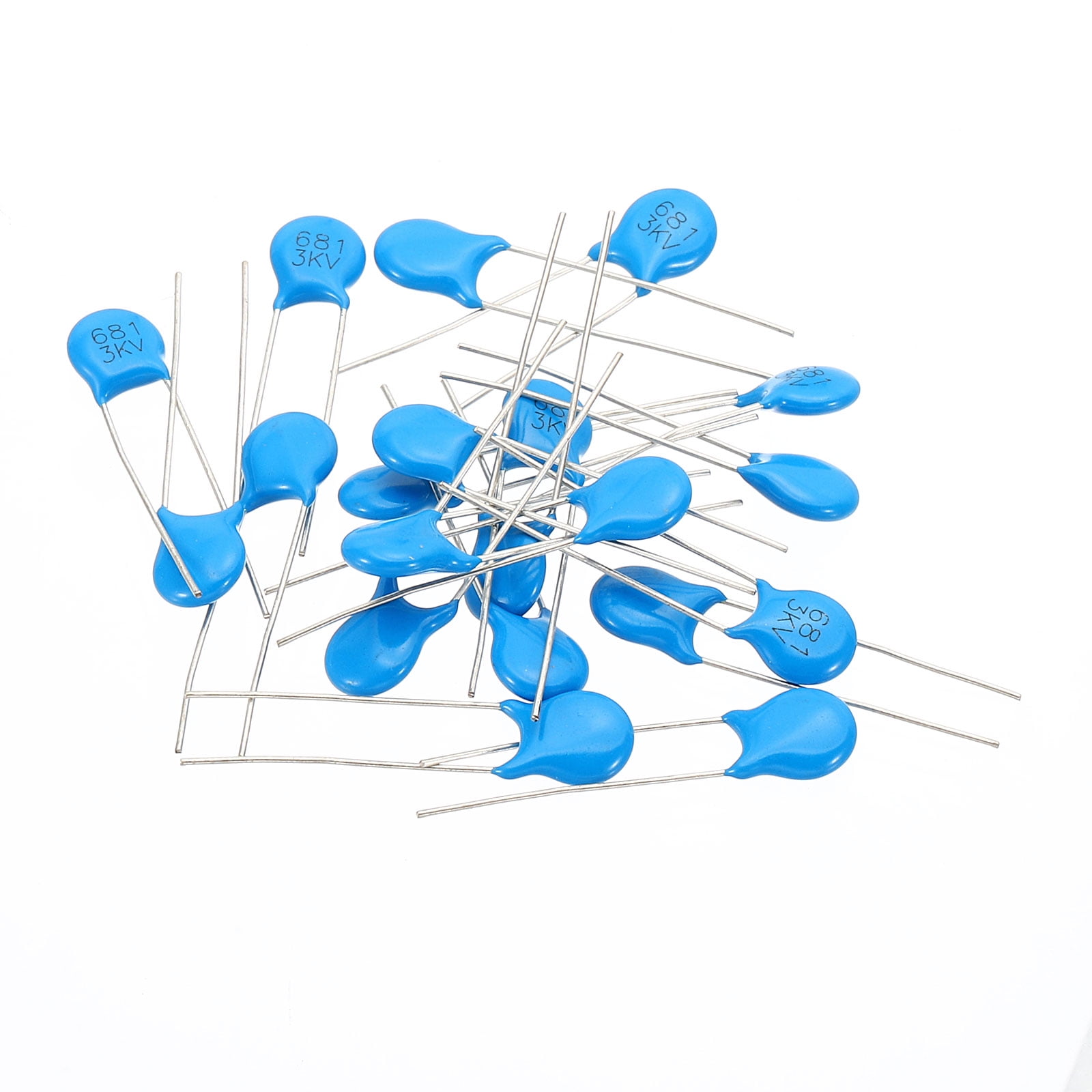 Uxcell 0.68nf 3kv High Voltage Ceramic Capacitor, 20 Pcs Ceramic Chip ...