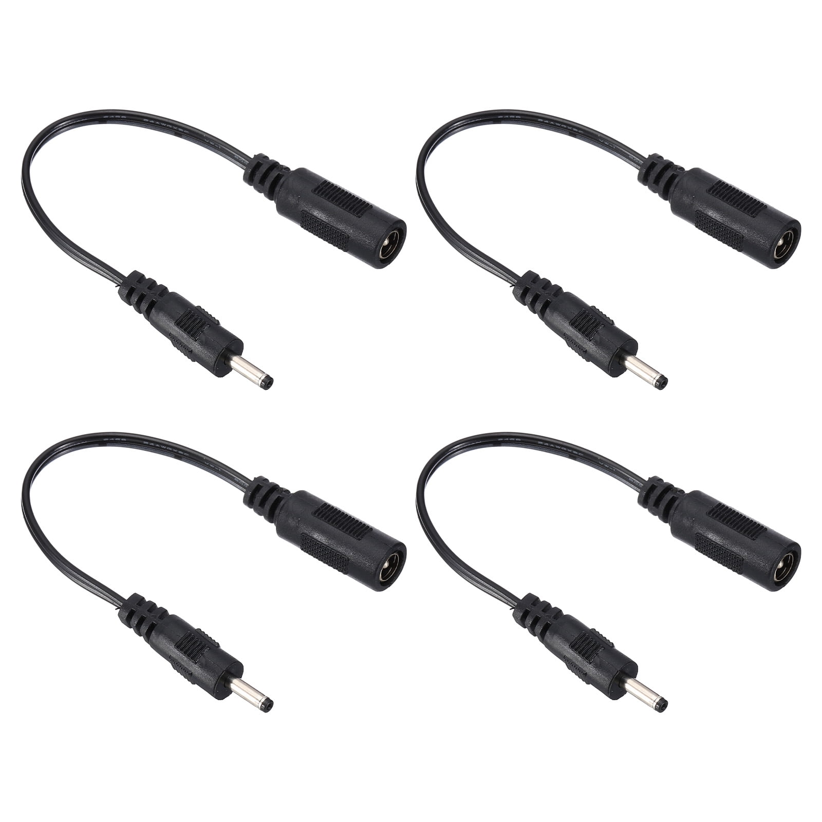Uxcell 0.6Ft DC 5.5x2.1mm Female to DC 3.0x1.1mm Male Power Cable, 4 ...