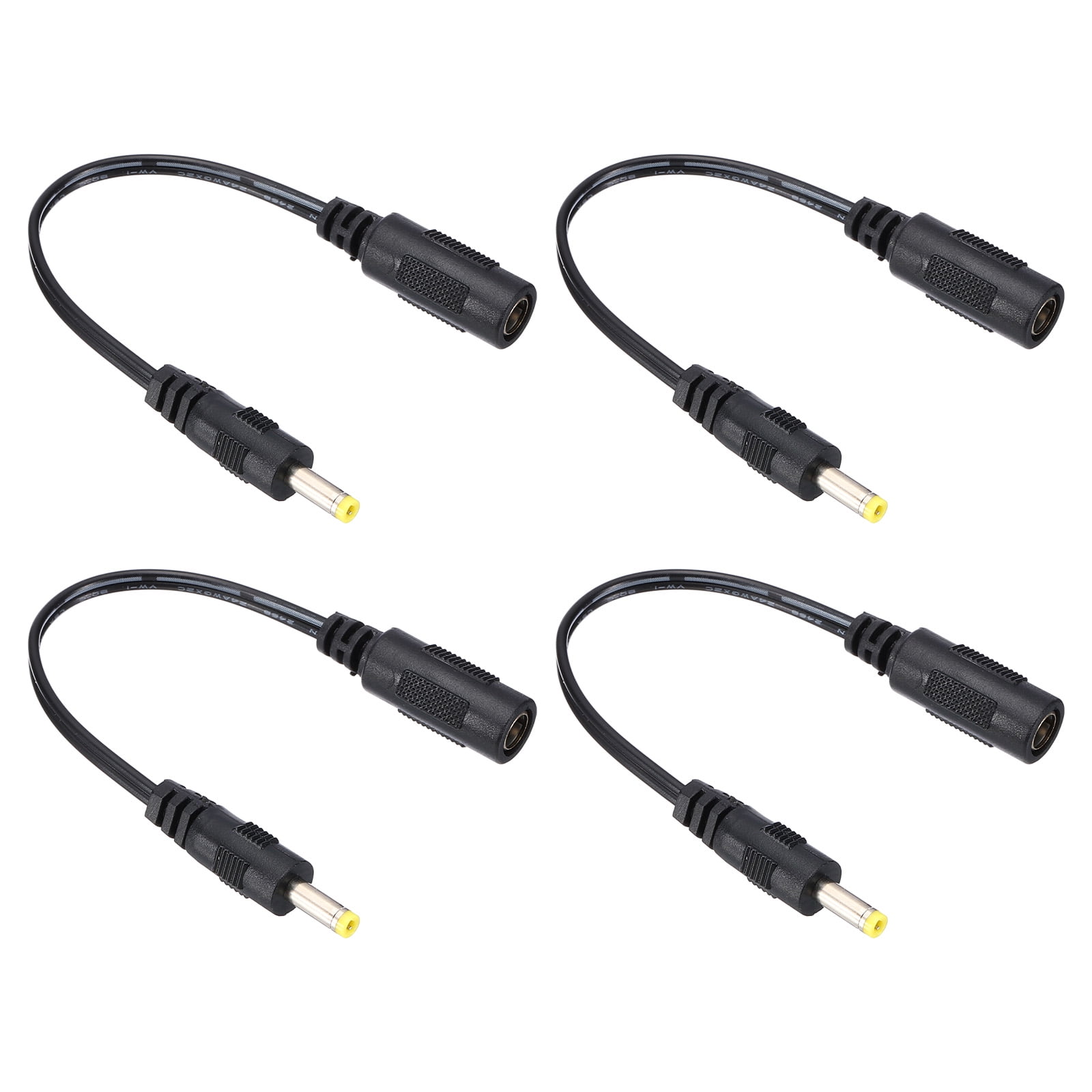 Uxcell 0.6Ft DC 5.5x2.1mm Female to DC 4.0x1.7mm Male Power Cable, 4 ...