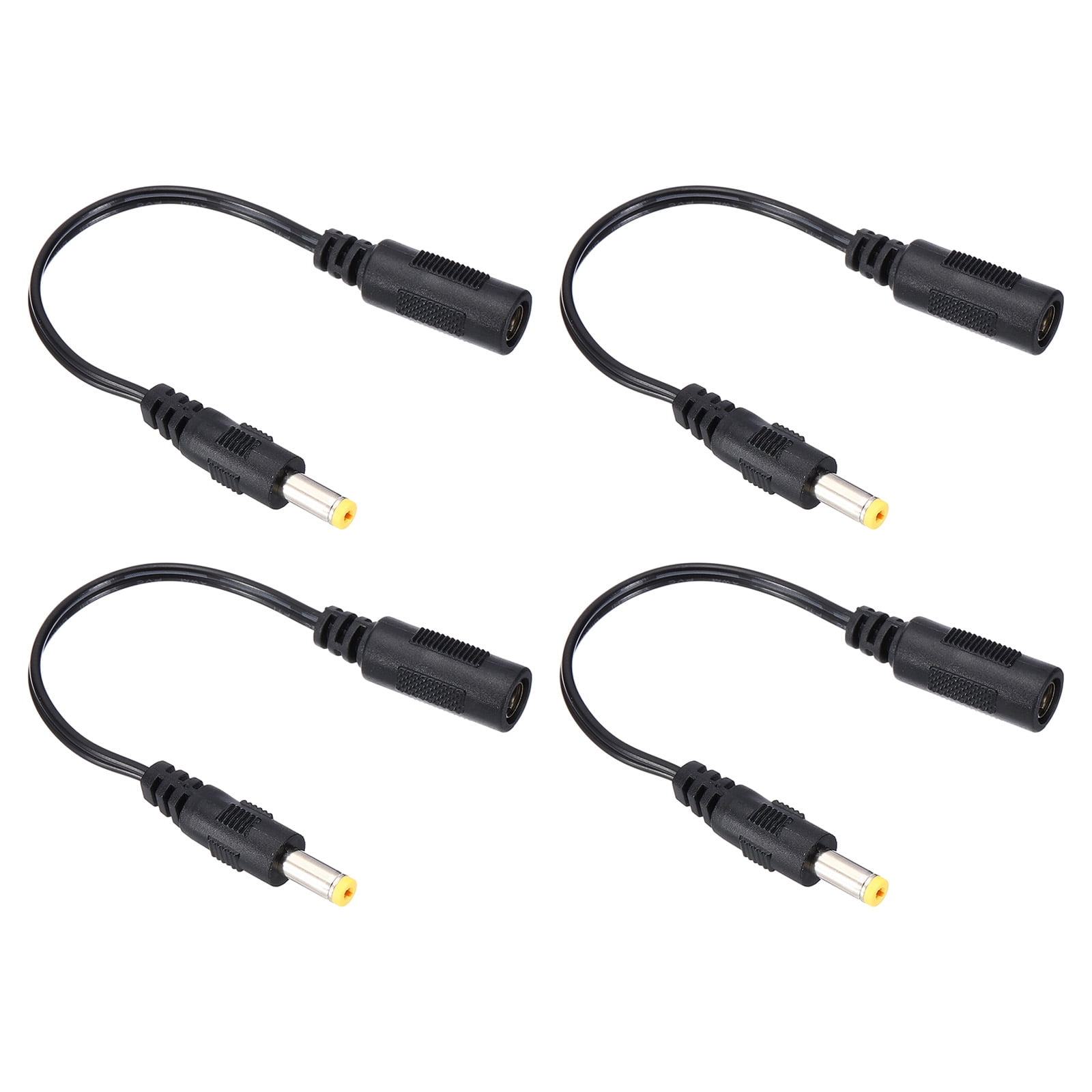 Uxcell 0.6Ft DC 5.5x2.1mm Female to DC 4.8x1.7mm Male Power Cable, 4 ...