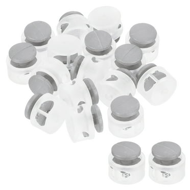 Craft County 10 Piece Plastic 5mm Dual Hole Cord Locks - Many Colors ...